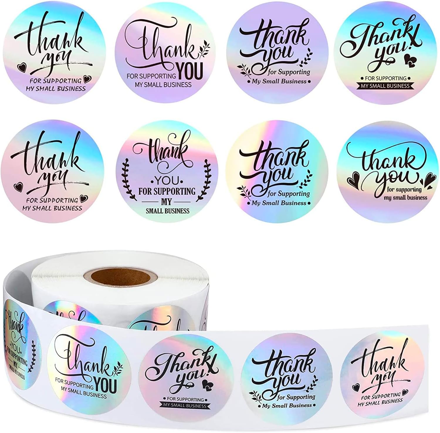 120 Autocollant Merci Étiquettes Stickers Auto-Adhésif, Bomtop Rond ...