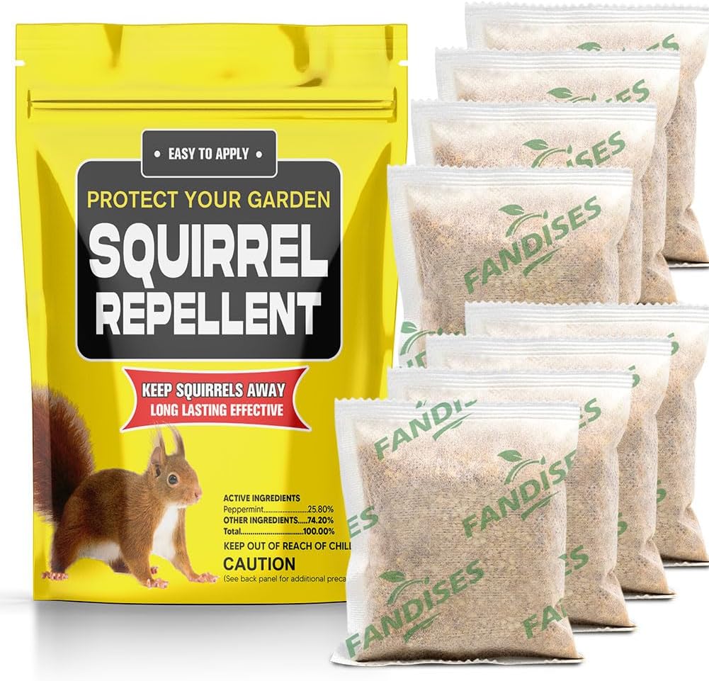 Amazon.com: NCOPDFF Squirrel Repellent Outdoor Pouches, Natural ...