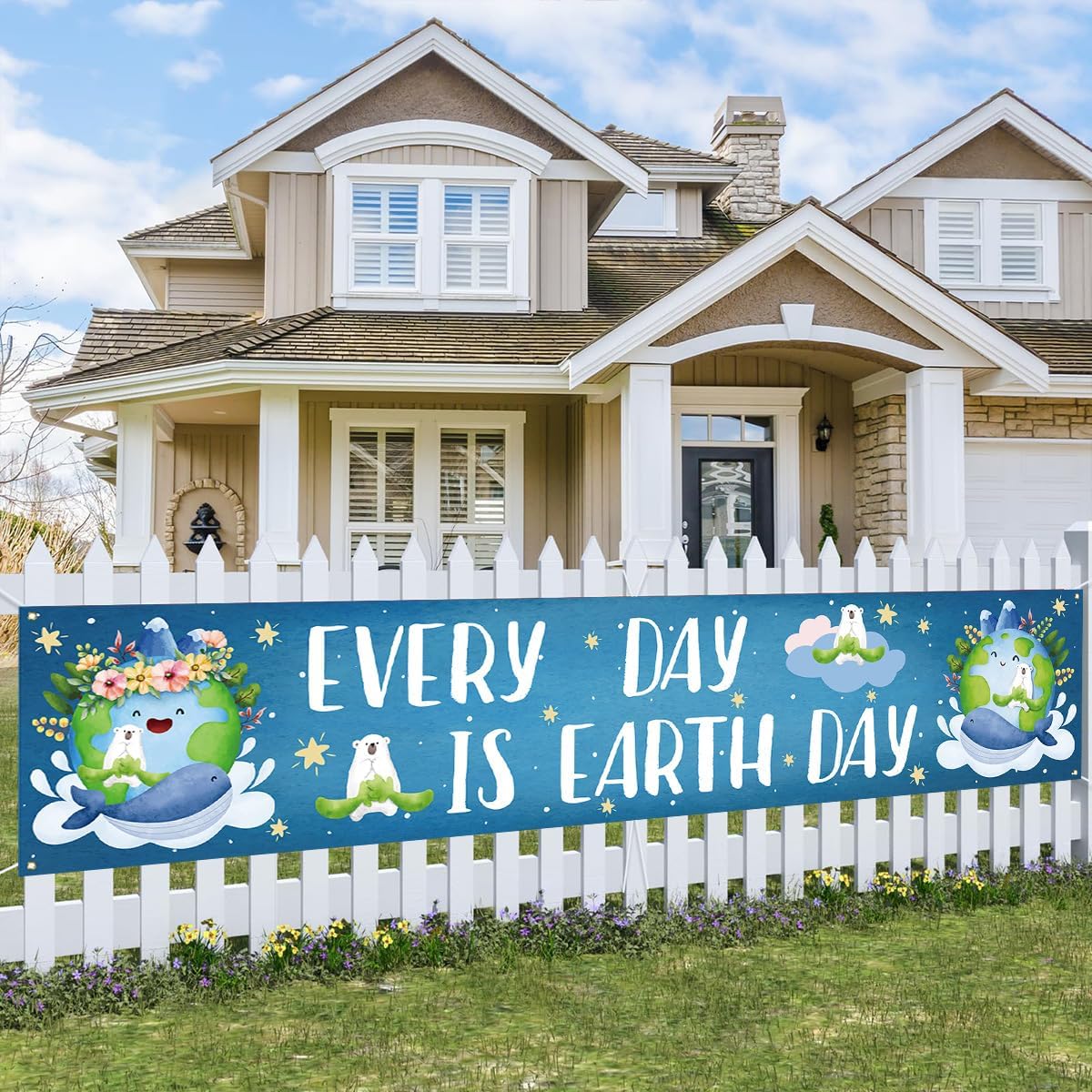Amazon.com: Earth Day Decorations Environmental Backdrop Earth Day ...
