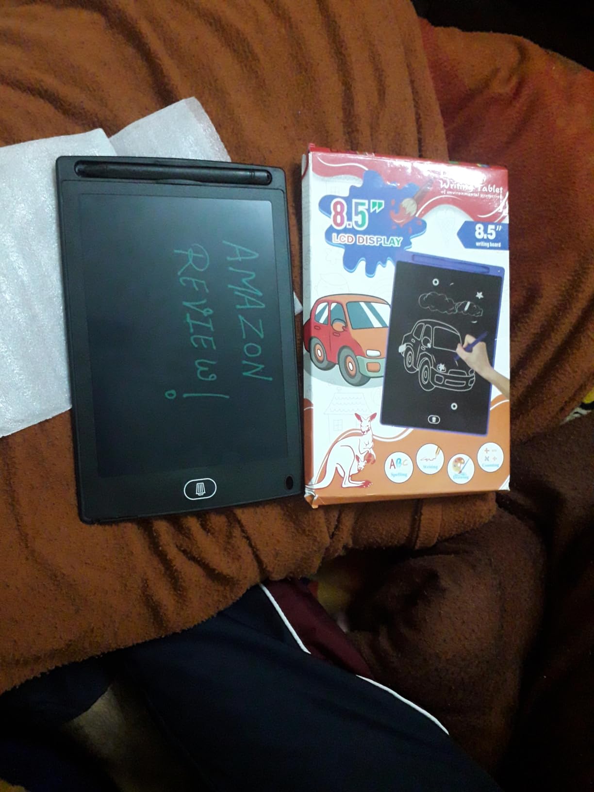 Zodo 8. 5 inch LCD E-Writer Electronic Writing Pad/Tablet Drawing Board ...