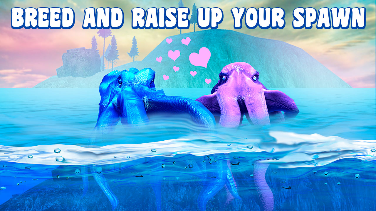 Underwater Octopus Hug Simulator 3D: Sea Monster World | Water Animal ...