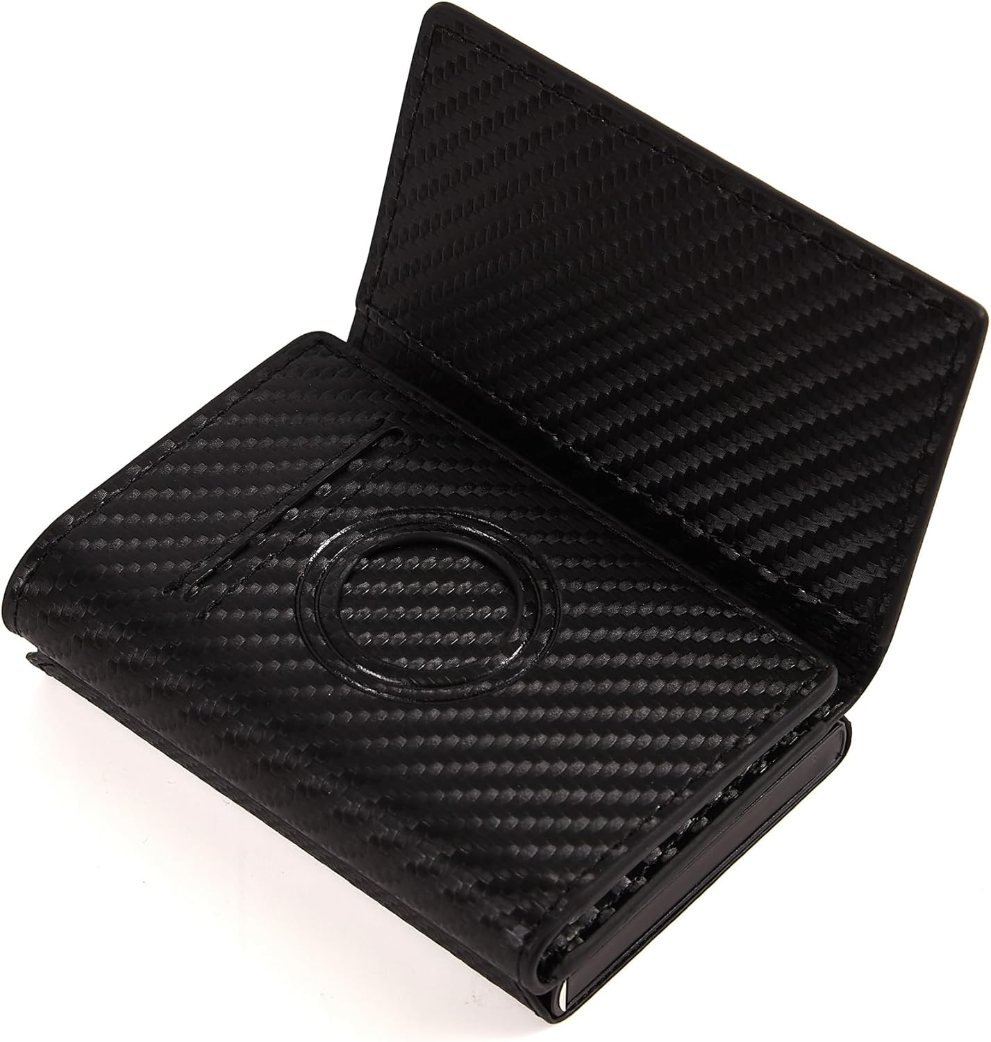 Airzoo Trifold Leather Wallet, Smart Card Holder with Airtag Holder ...