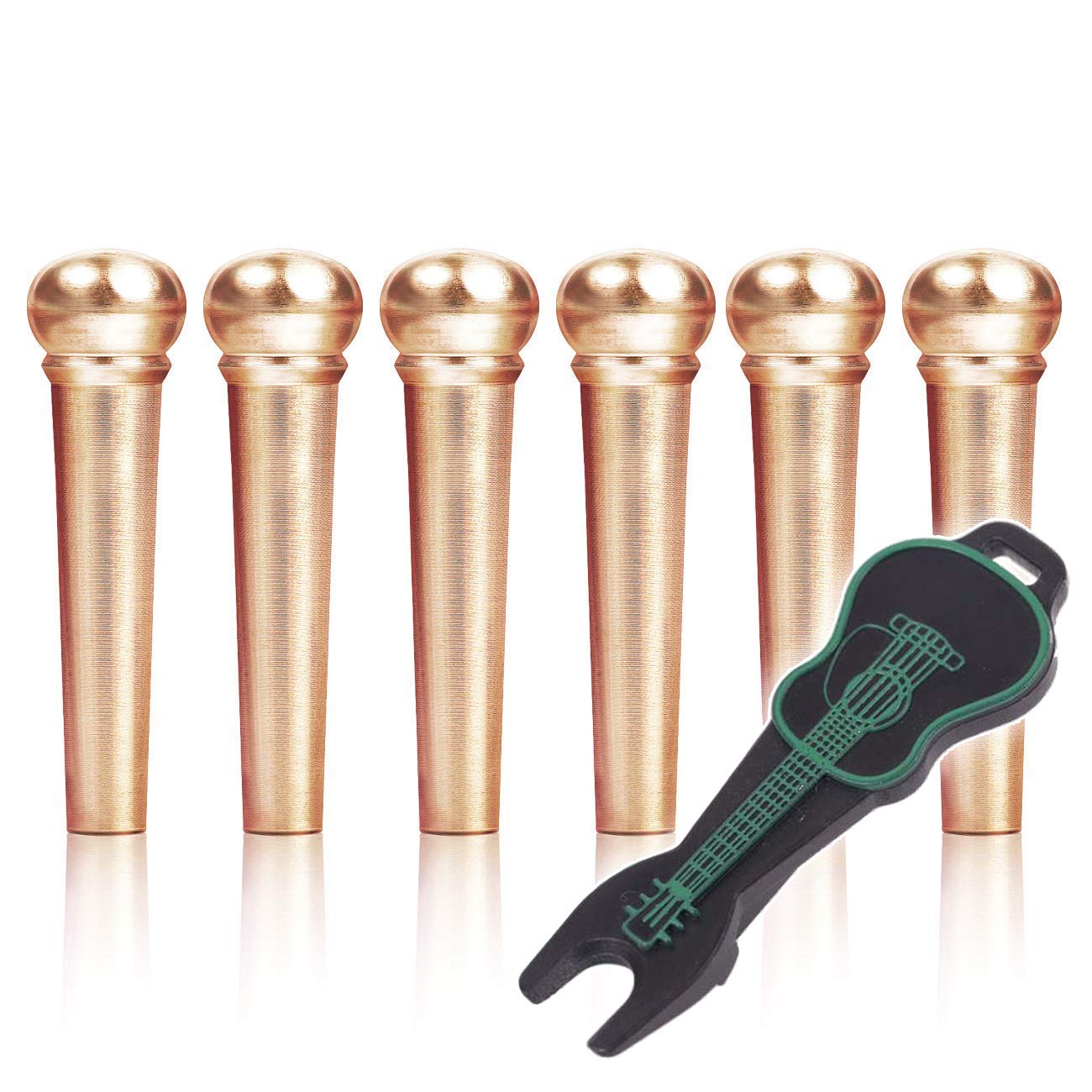 factus Bridge Pin, Acoustic Guitar, End Pin, Brass, Pin Extractor ...