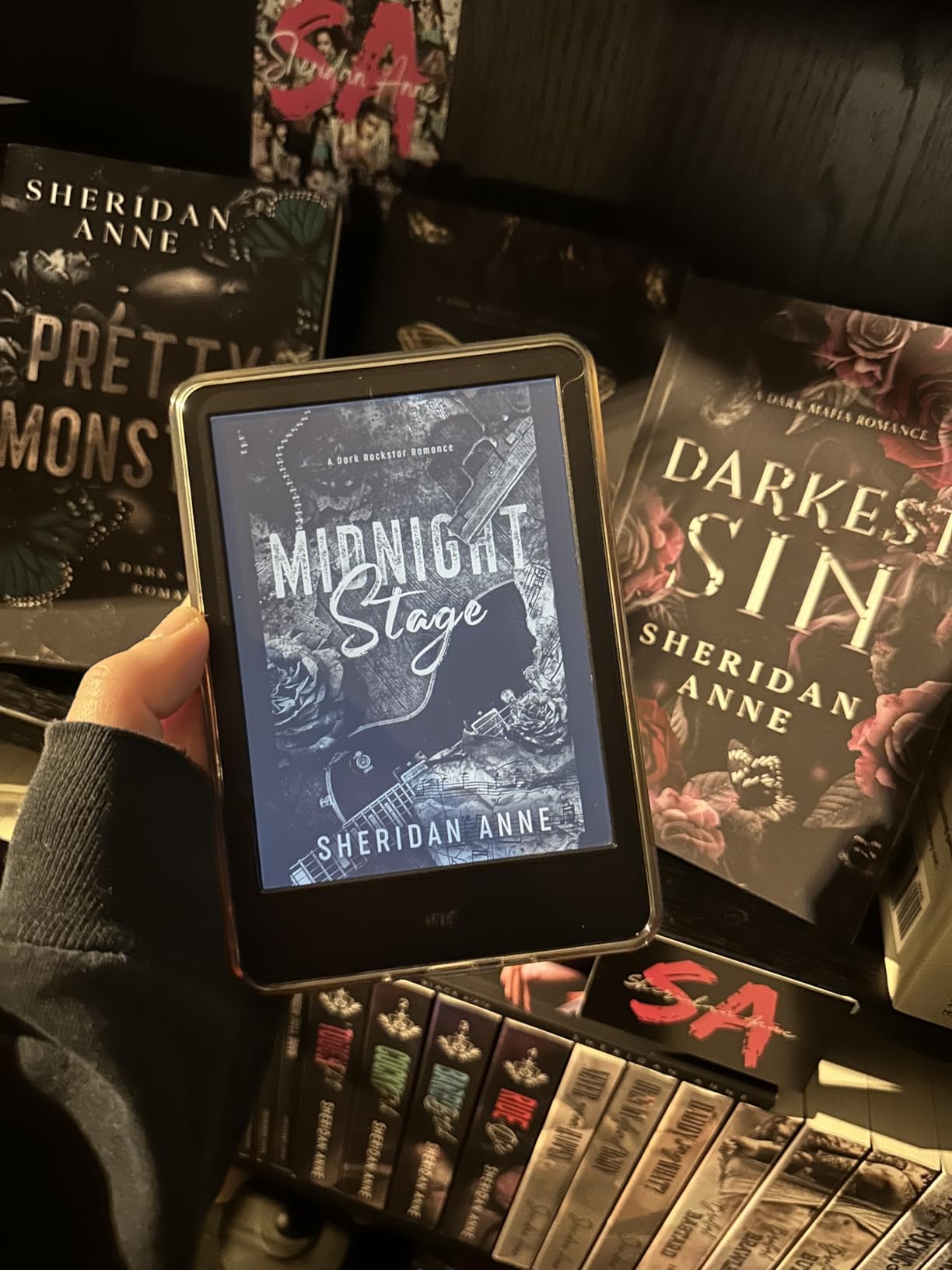 Midnight Stage: A Dark Rockstar Romance eBook : Anne, Sheridan: Amazon ...