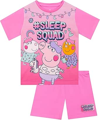 Amazon.com: Peppa Pig Pajamas, Short Sleeve Girls Pajamas, Pajama Set ...