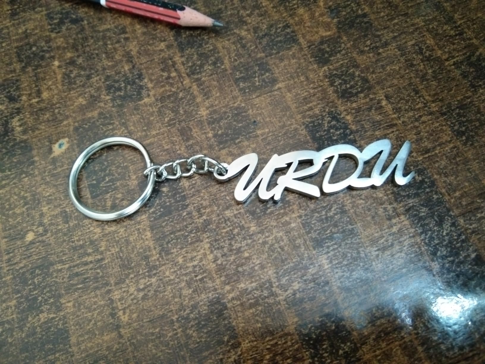 Artisans Crafted Roides Arts Steel Name Customized Name Key Chain 2.5Mm ...