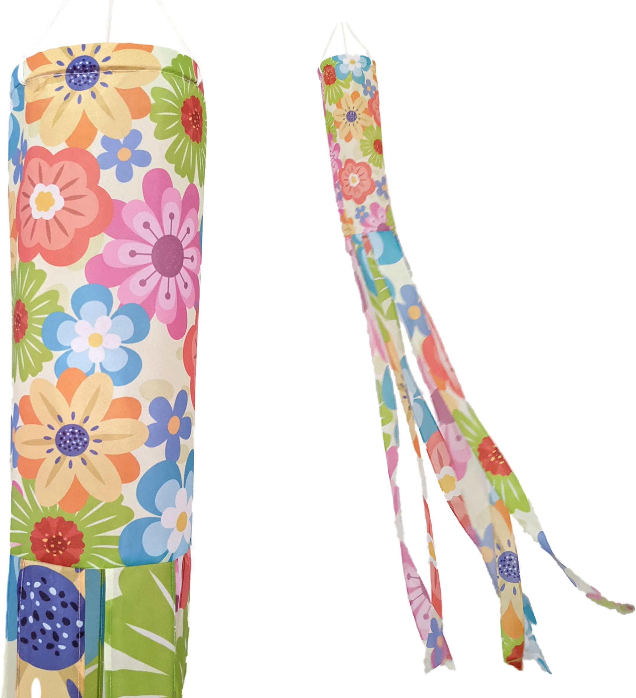 Amazon.com: Madrona Brands Spiral Rainbow Windsock | Durable Outdoor ...