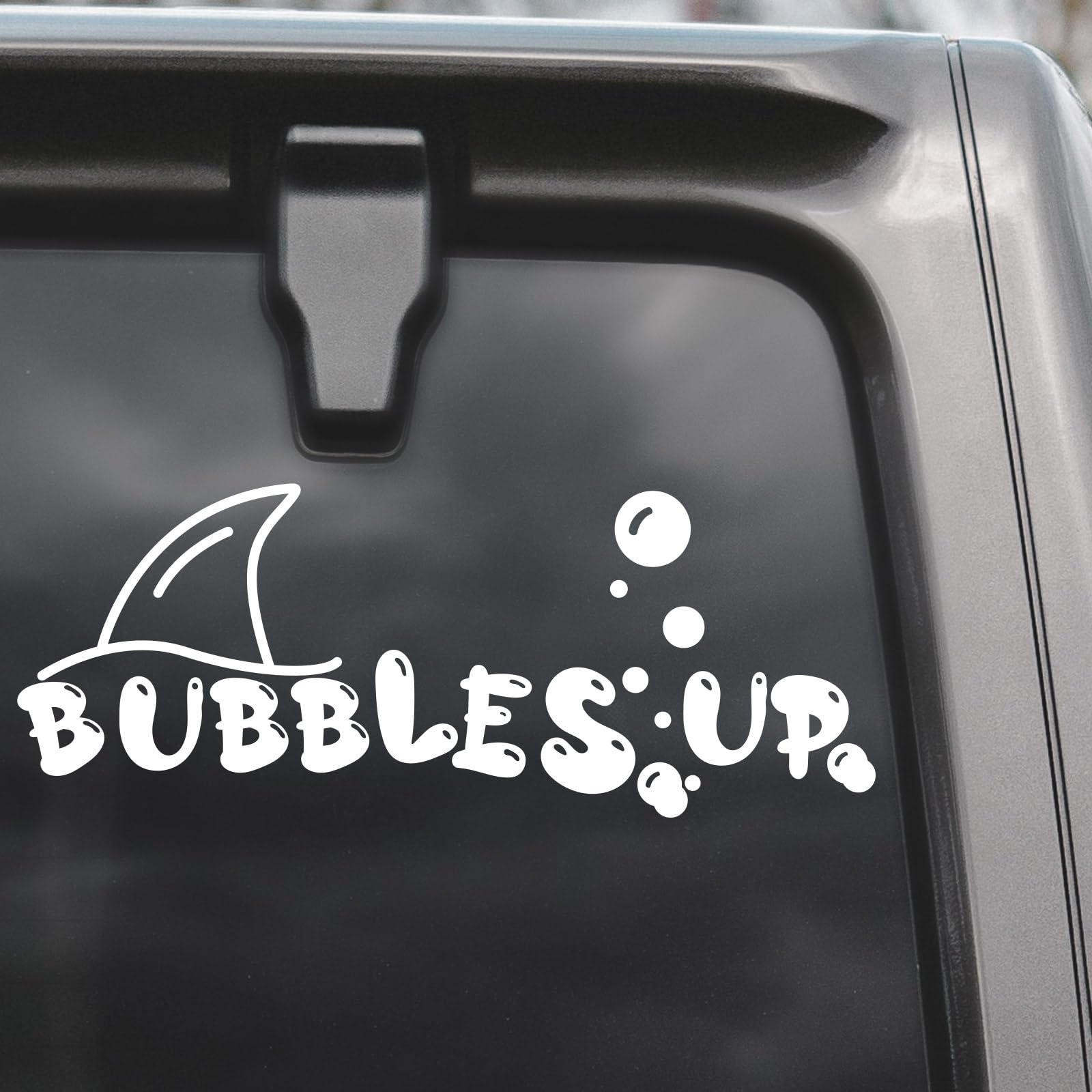 Snapklik.com : Aolamegs 7" Bubbles Up Car Decal - 2 Pack Vinyl Windows ...