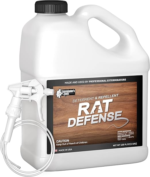 Amazon.com: Exterminator’s Choice - Rat Defense Spray - One Gallon ...