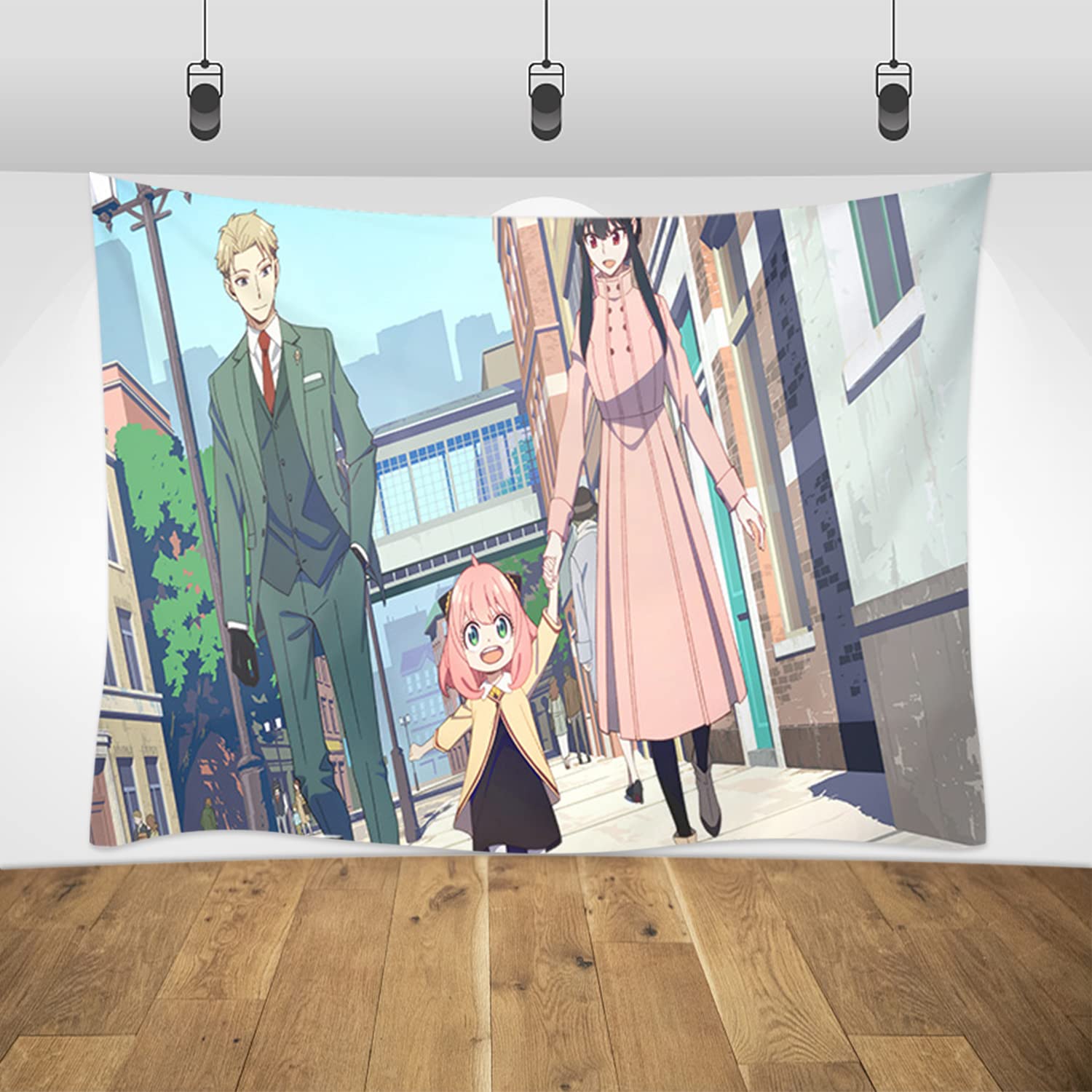 Buy Anime x Family Birthday Party Supplies, ANYA Yor Forger Banner ...