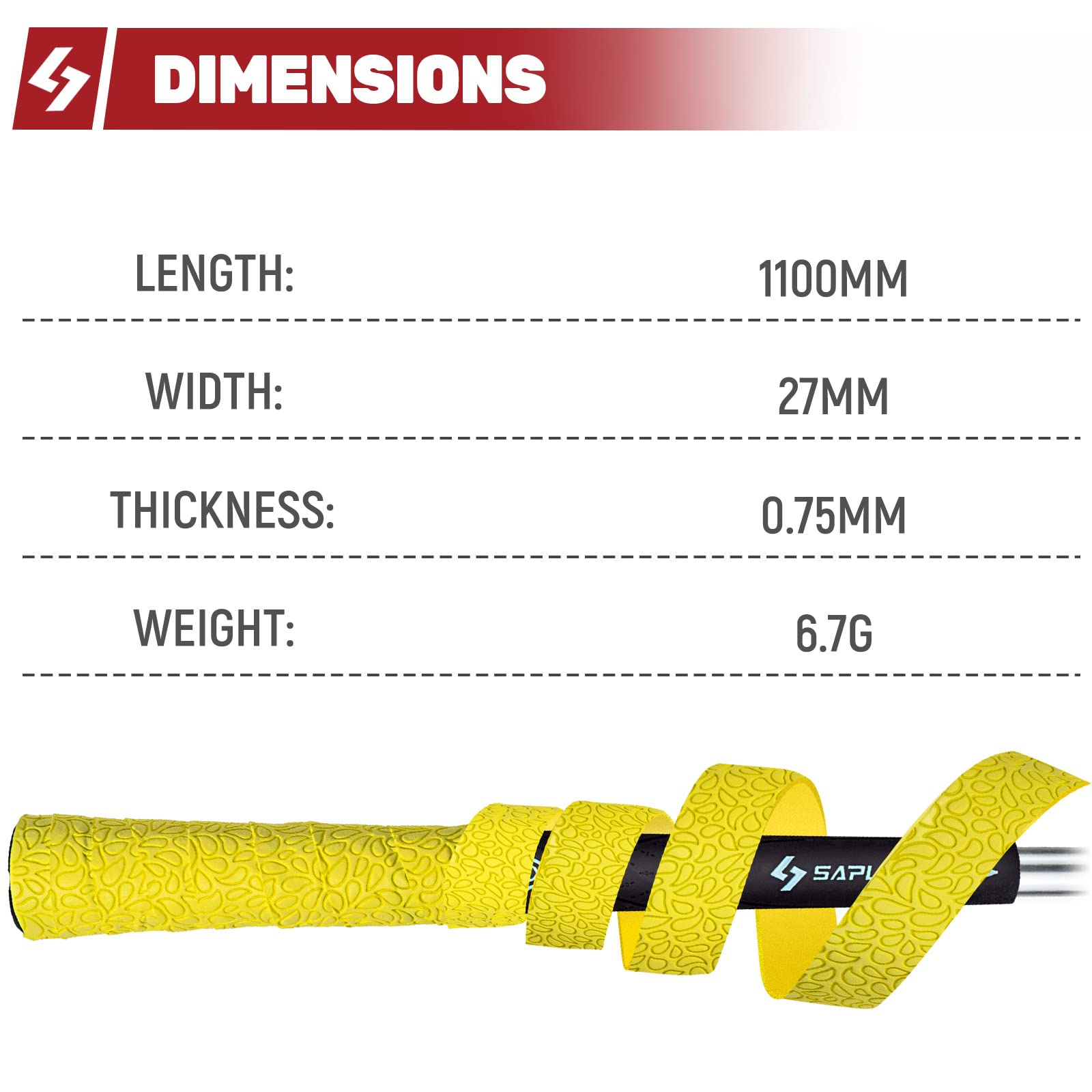 Snapklik.com : Golf Grip Wrapping Tapes, 3-Pack Tacky PU Overgrip Tapes ...