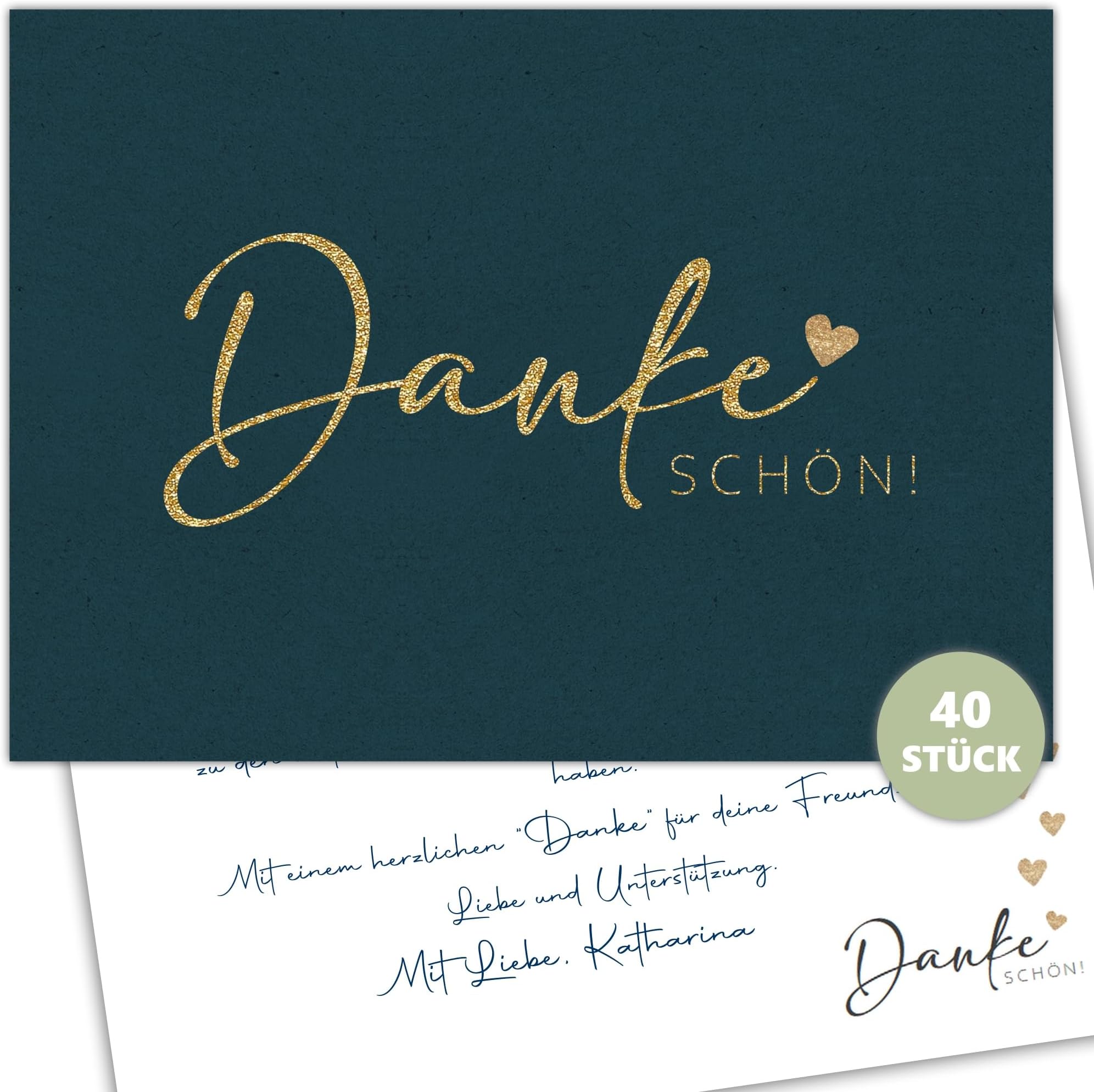 Eummel 40 zauberhafte Dankeskarten auf hochwertigen Papier Dankeskarte ...