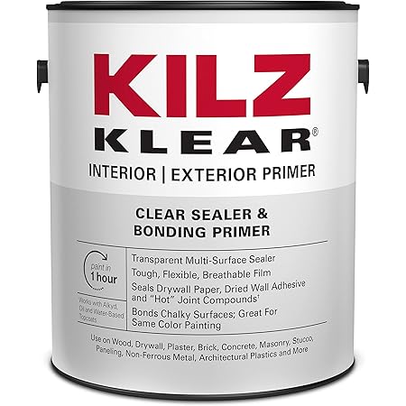 KILZ Adhesion Primer, Interior/Exterior, 1 Gallon - Amazon.com