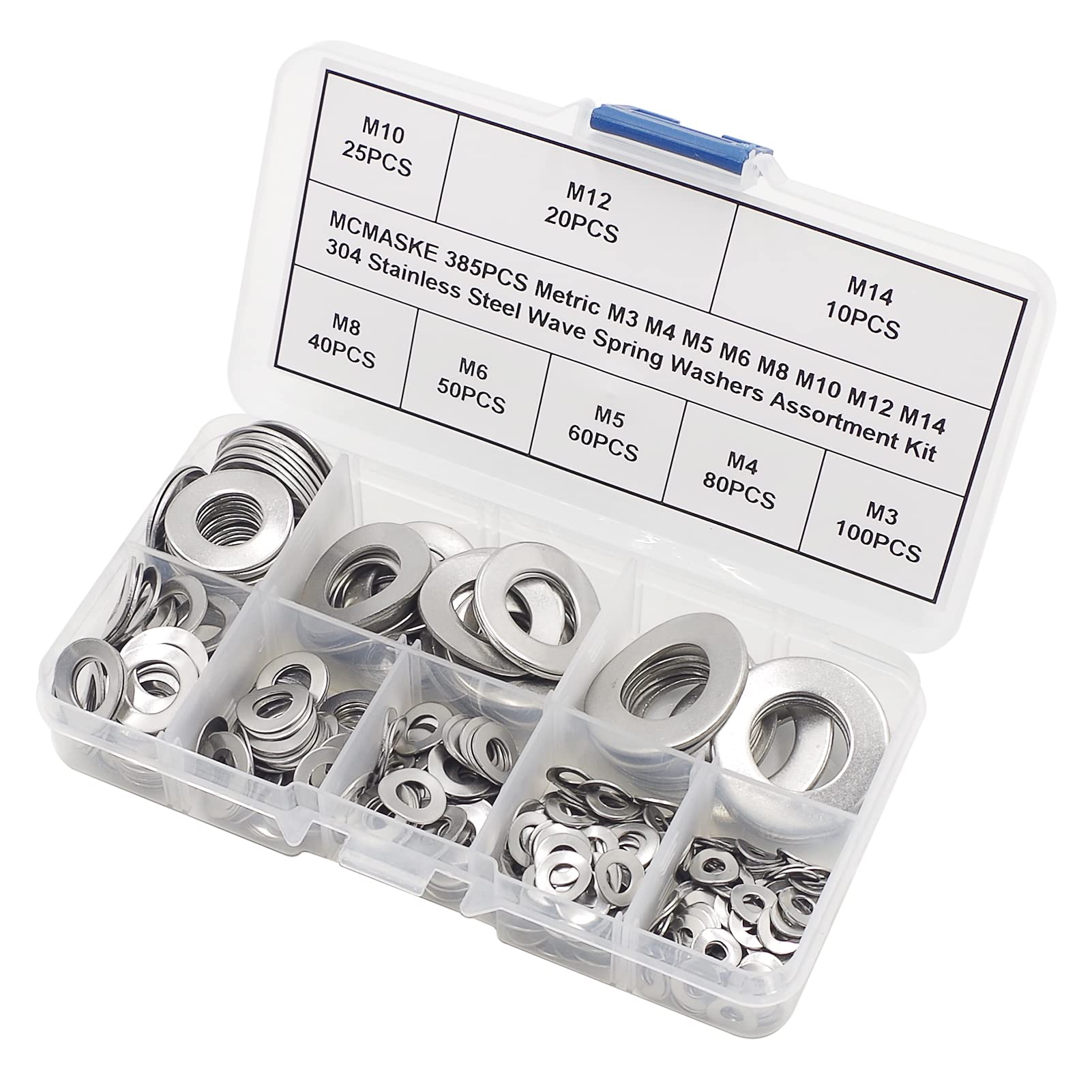 Snapklik.com : 385PCS Metric M3 M4 M5 M6 M8 M10 M12 M14 304 Stainless ...