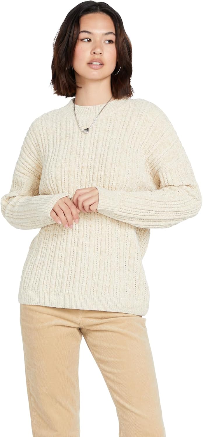 Volcom Women's Xcape The Noise Sweater at Amazon Women’s Clothing store