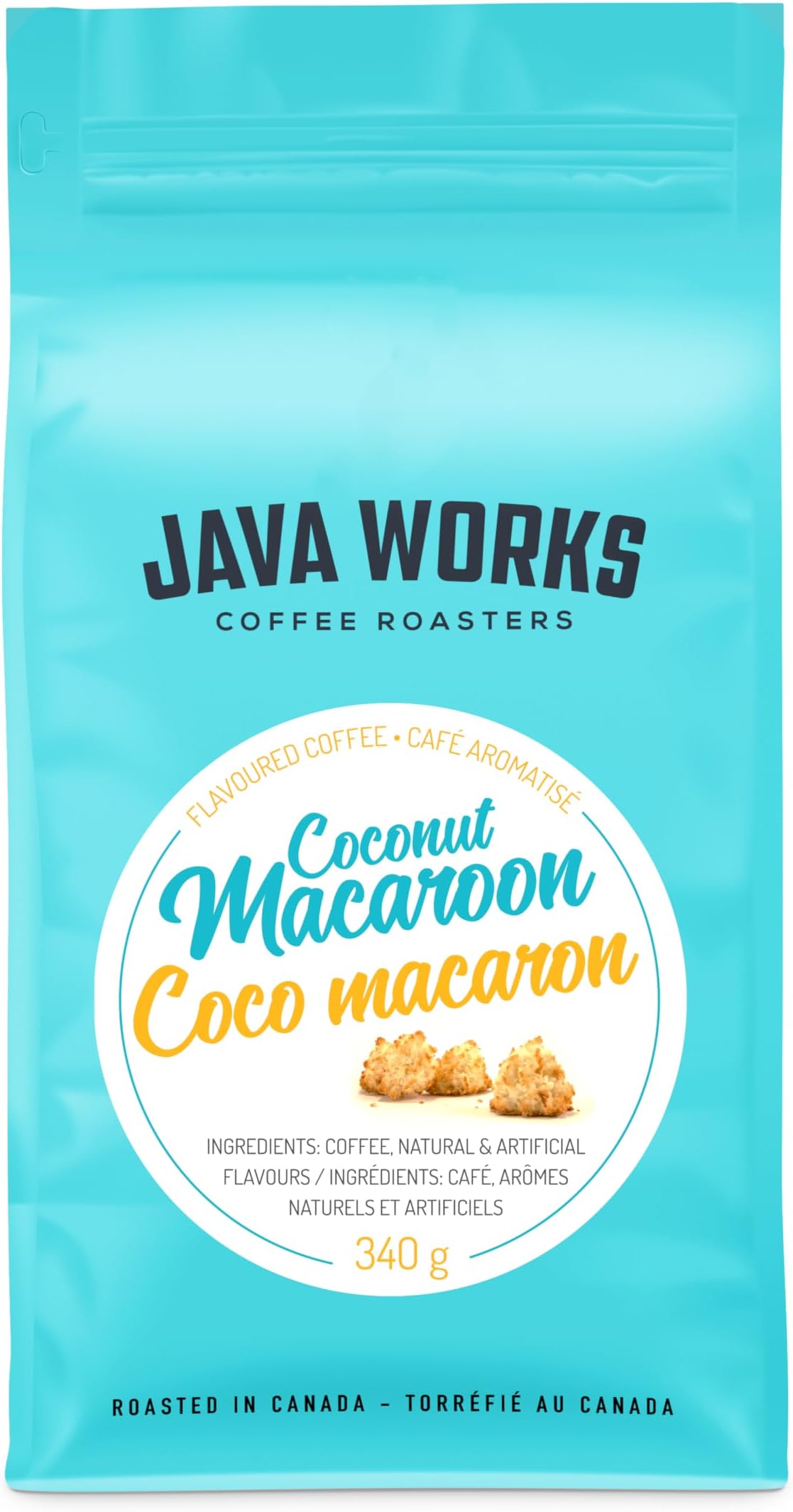 Amazon.com : Java Works Coffee - Coconut Macaroon Flavored Coffee | 12 ...