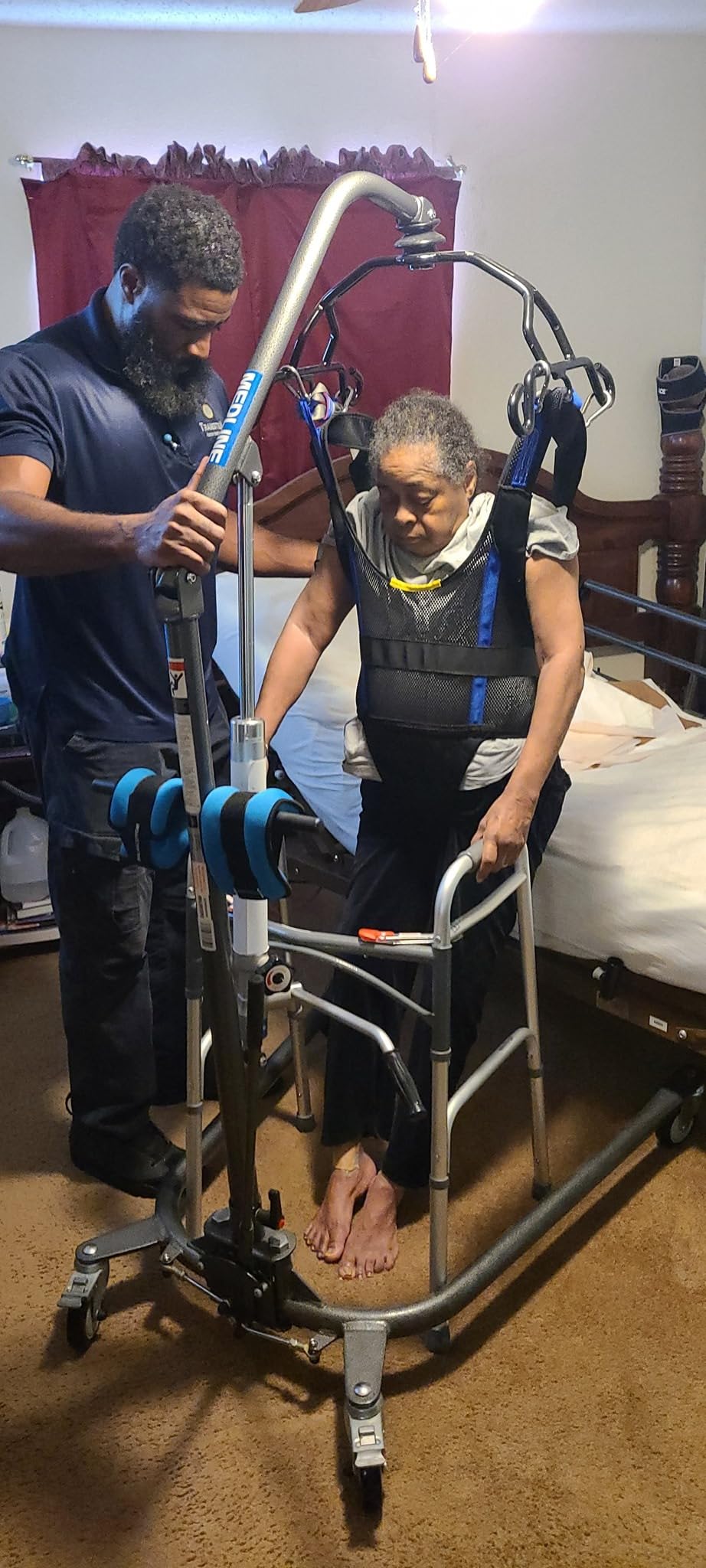 Amazon.com: Ehucon Ceiling Hoist Patient Lift Walking Sling,500lbs ...