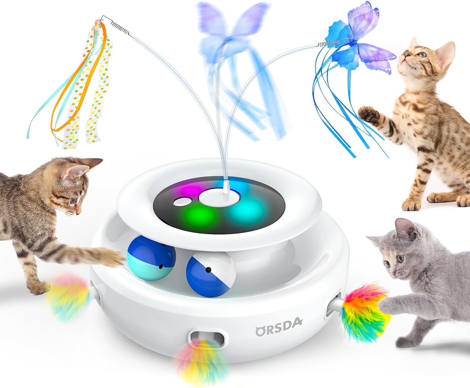 Amazon.com : Cat Toys Interactive Kitten Toy for Indoor Cats Funny ...