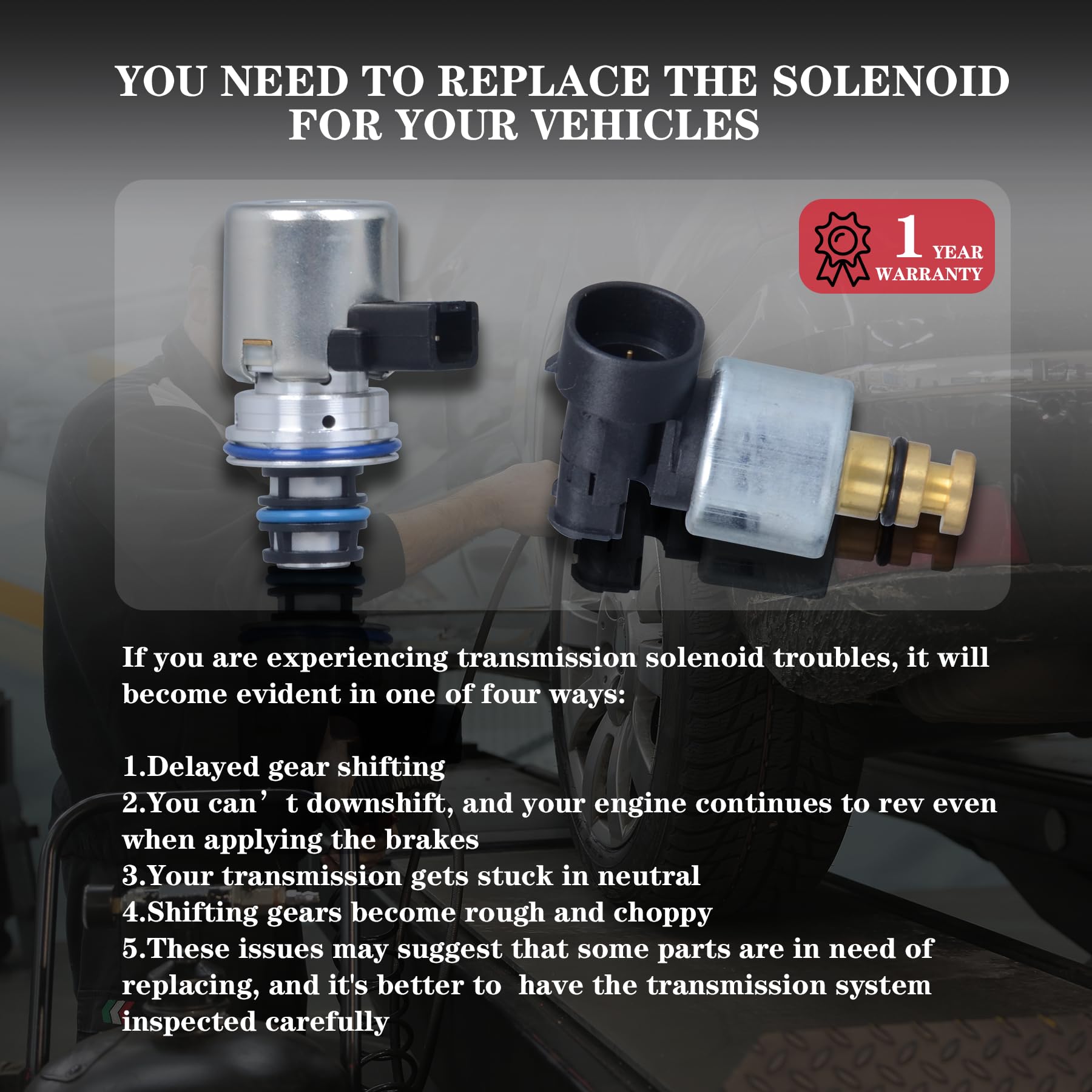 Transmission Sensor 56041403AA Governor Solenoid Valve Kit For 96-99 ...