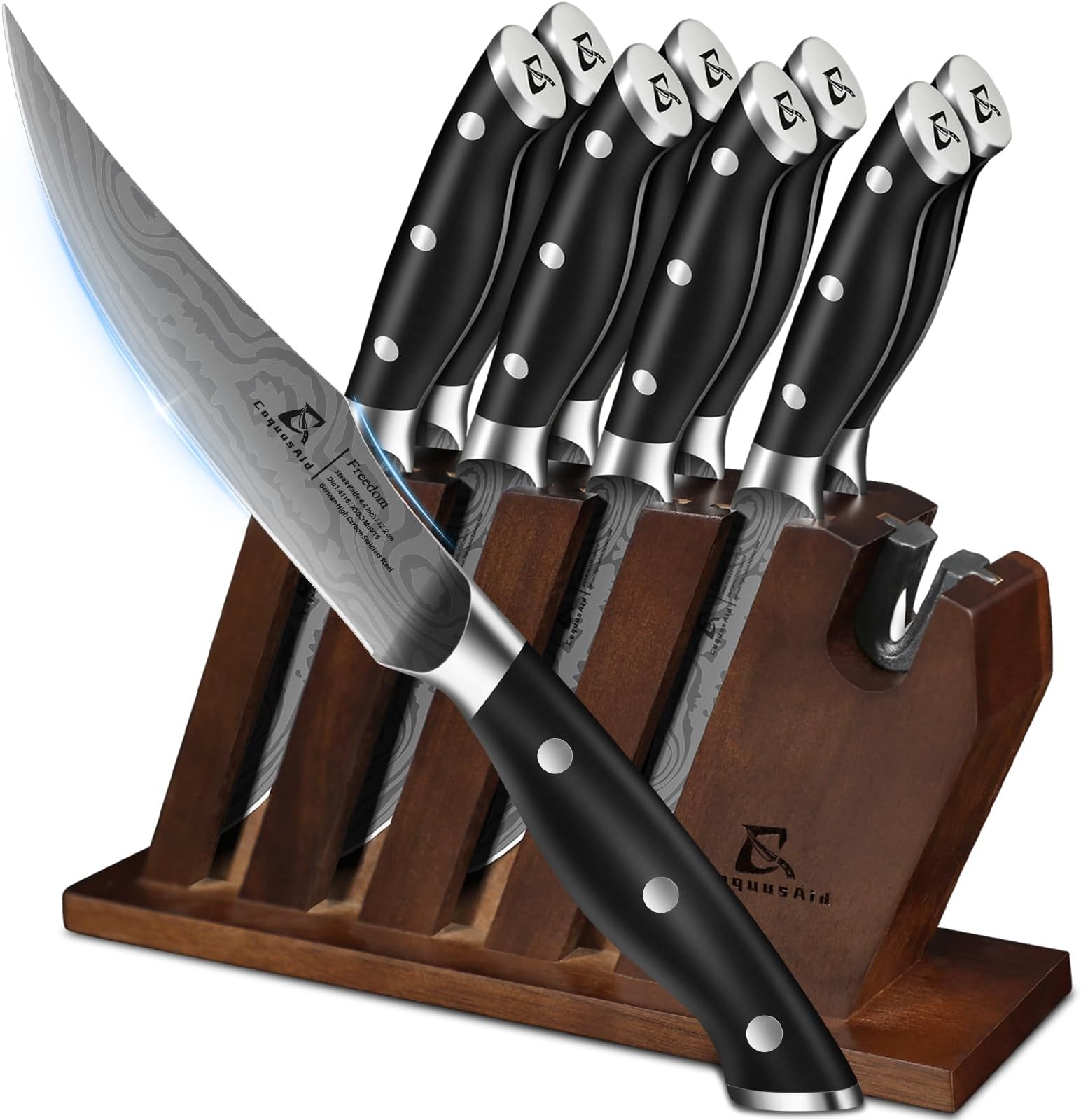 Amazon Steak Knives Set Of 8 With Block 2pcs Fruit Vegetable