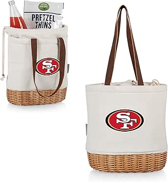 Amazon.com : PICNIC TIME NFL San Francisco 49ers Pico Willow and Canvas ...