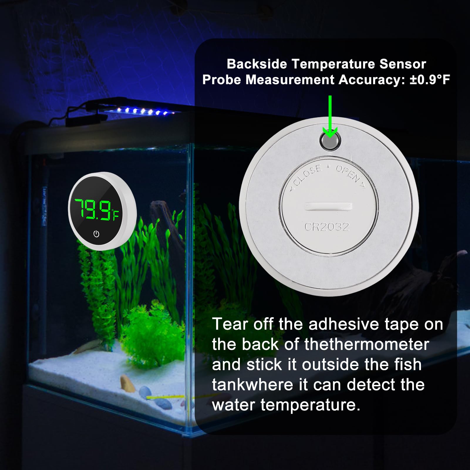 Snapklik.com : 3Pcs Digital Aquarium Thermometer Fish Tank Digital LED ...