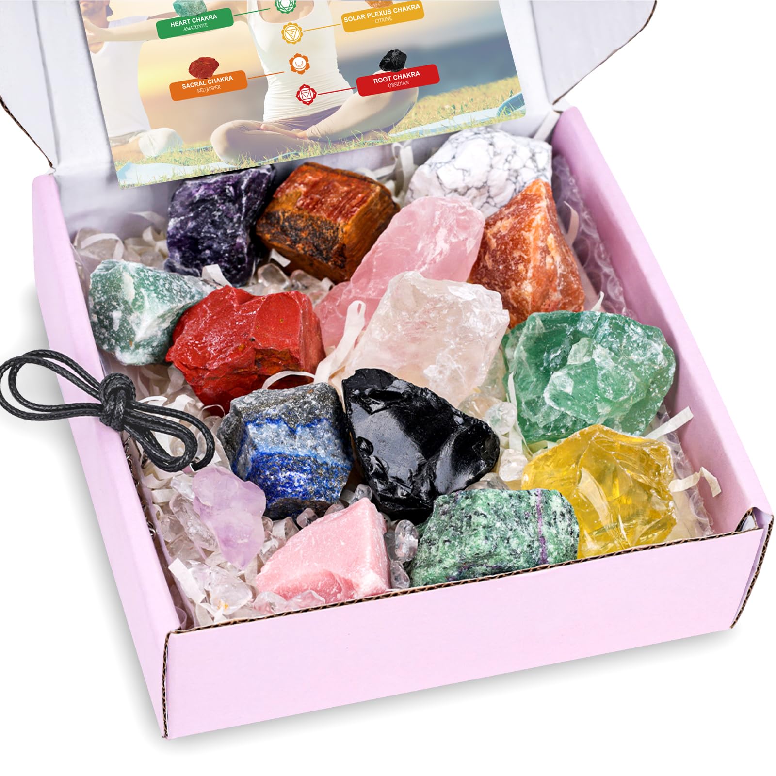 Amazon.com: FUTUREPLUSX 16PCS Crystals and Healing Stones, Beginner ...
