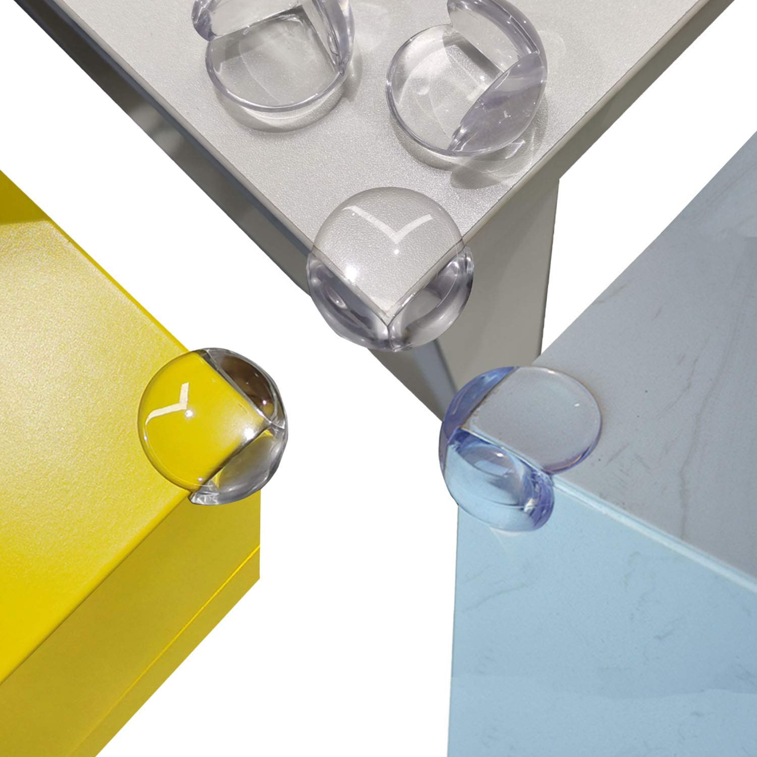 Acejet Corner Protector 16 Pack Clear Ball Shaped Baby Proofing ...