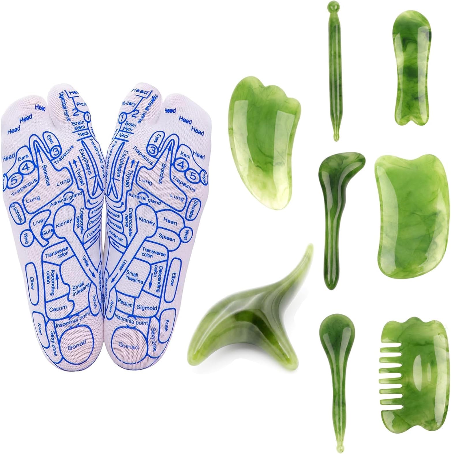 Amazon.com: Reflexology Socks with Acupressure Pen, Foot Pain Relief ...