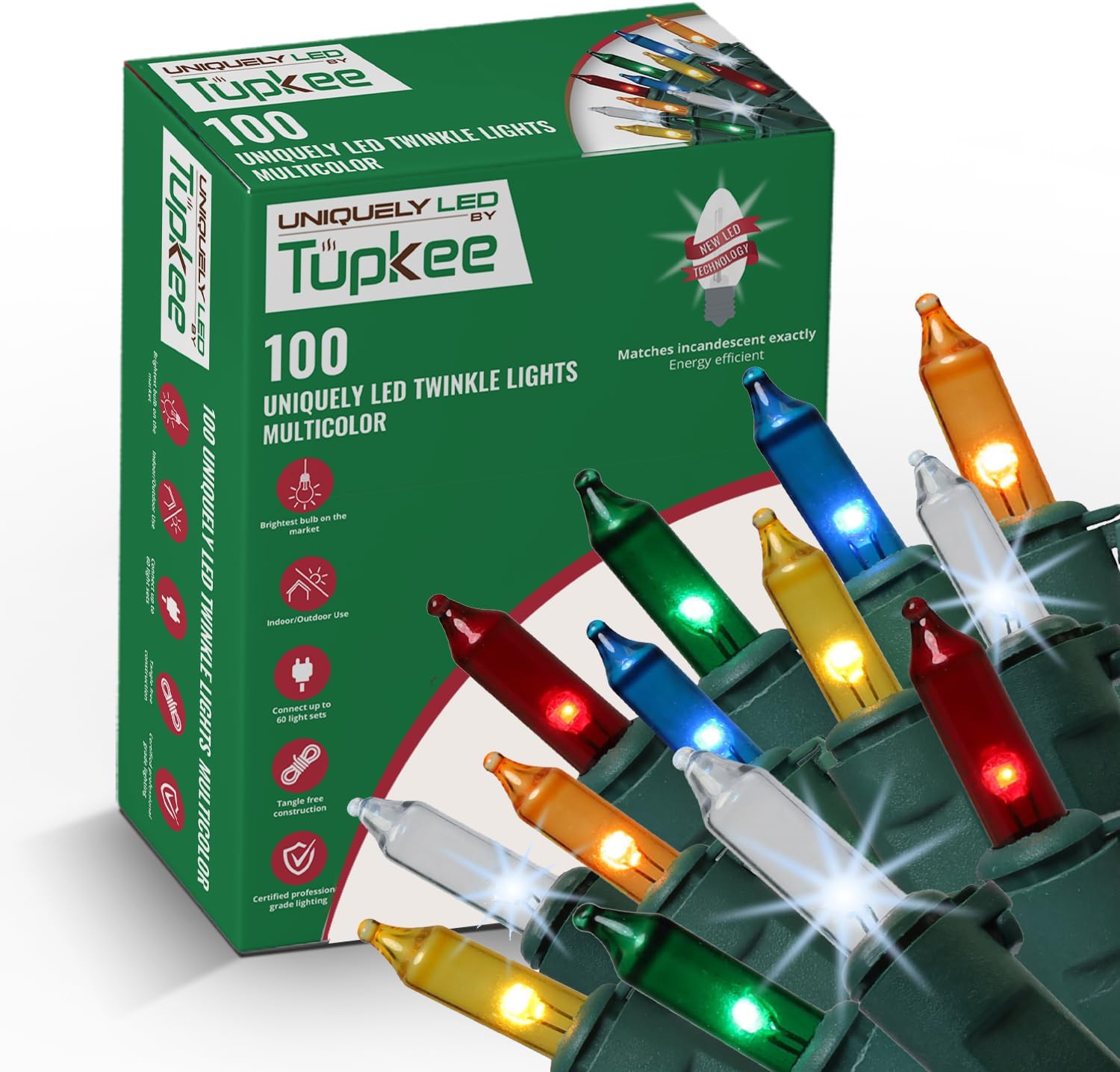 Amazon.com : Christmas Uniquely LED Twinkle Lights – Matches ...