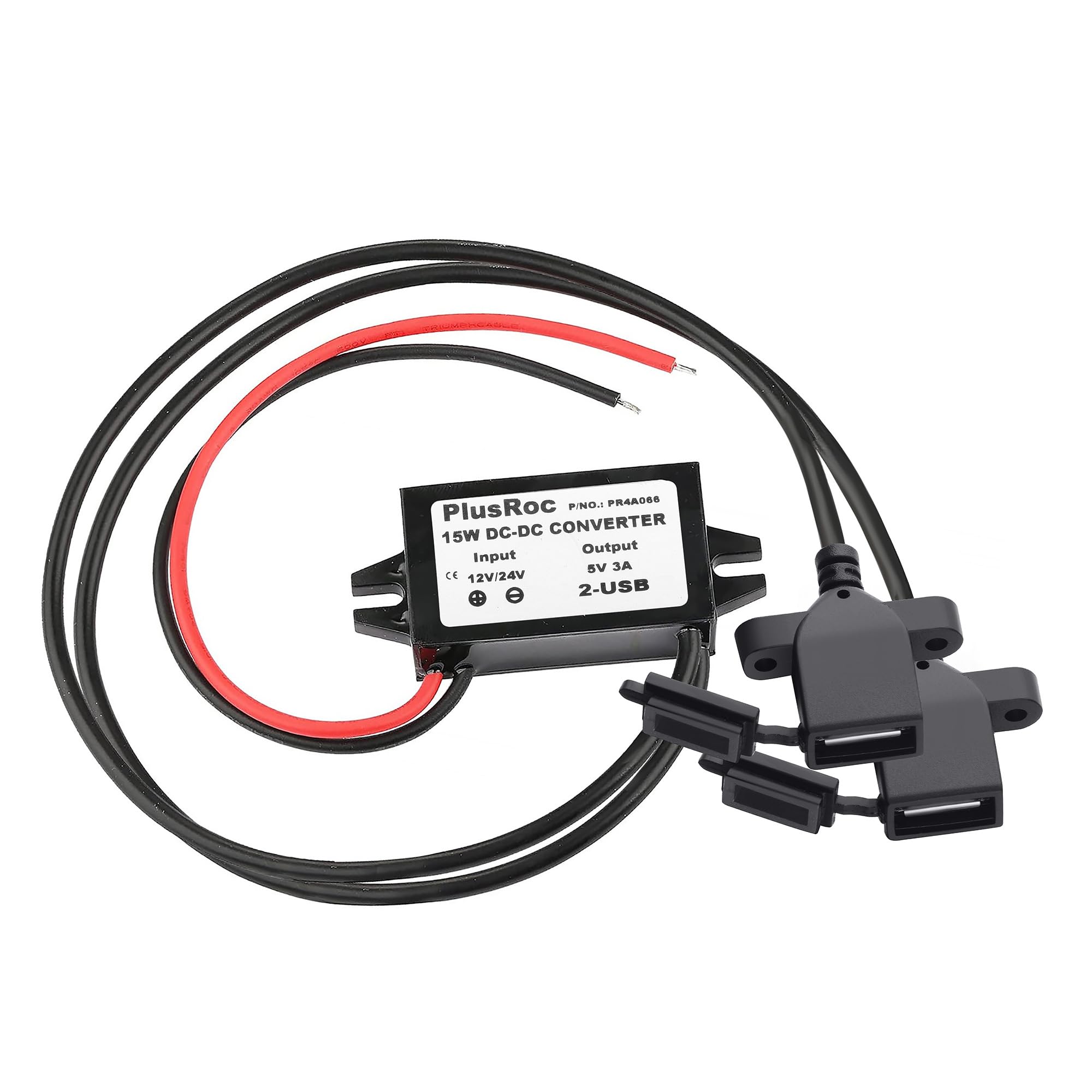 Snapklik.com : PlusRoc Waterproof 12V/24V To 5V Converter DC-DC Step ...