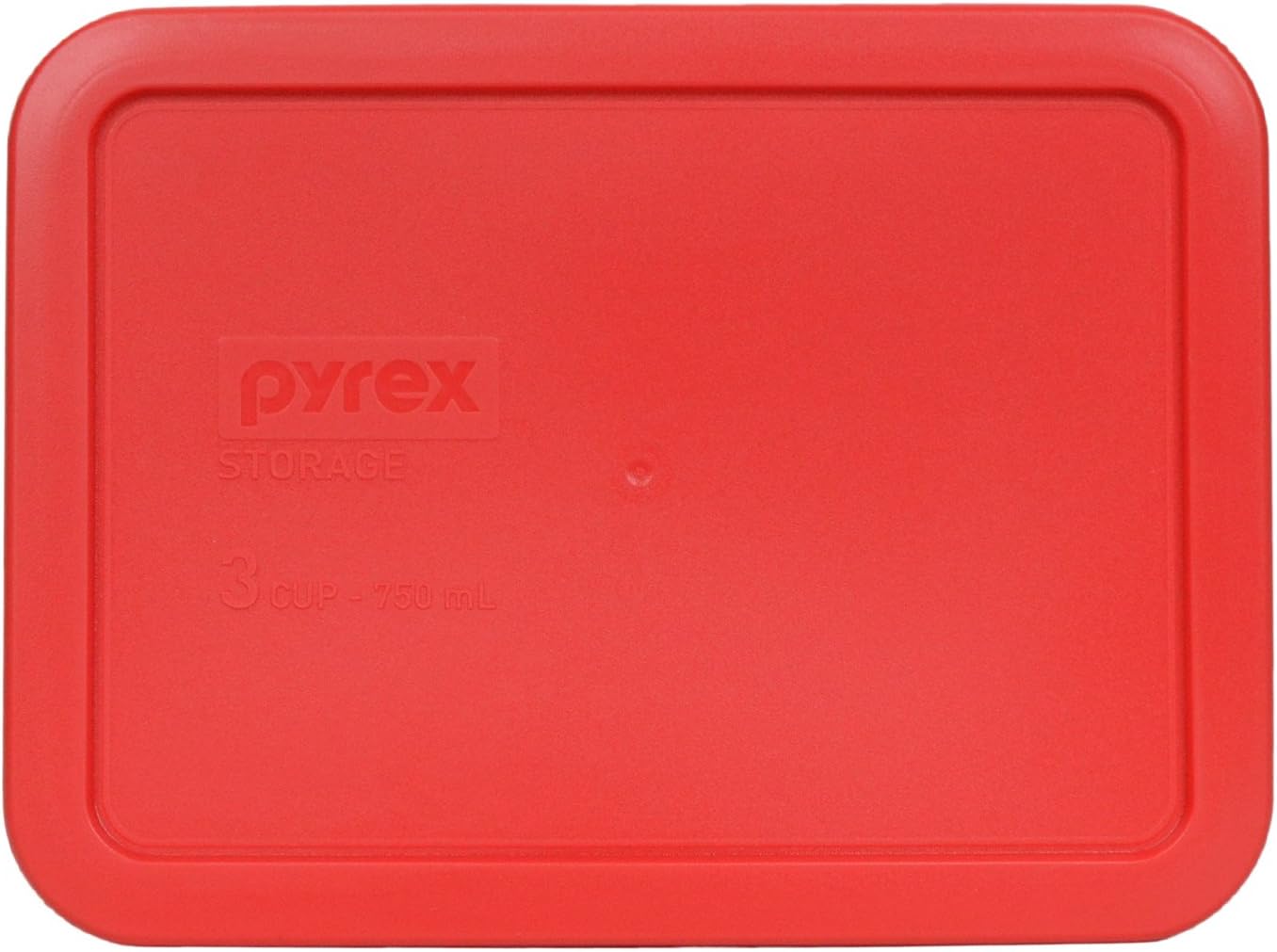 Amazon.com: Pyrex 7210-PC Rectangle 3-Cup Red Plastic Storage ...