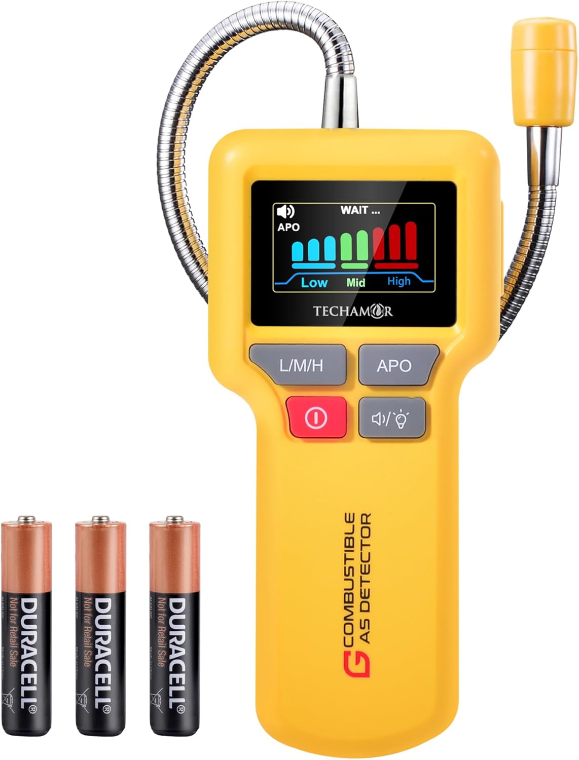 Gas Leak Detector, Protectmeter Natural Gas Leak Detector for Home/RV ...