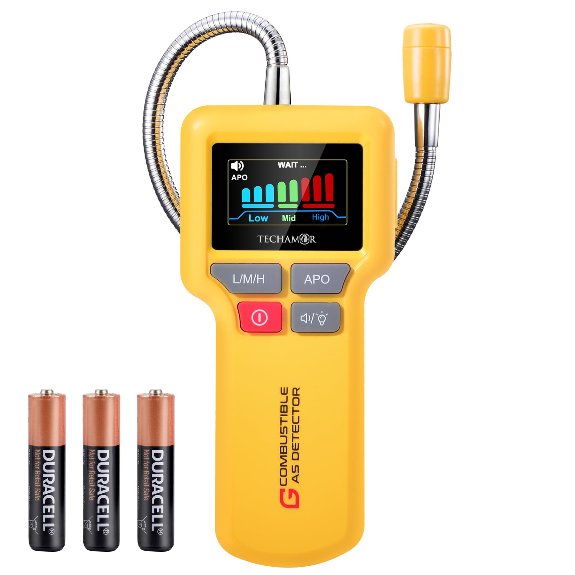 Gas Leak Detector, Protectmeter Natural Gas Leak Detector for Home/RV ...