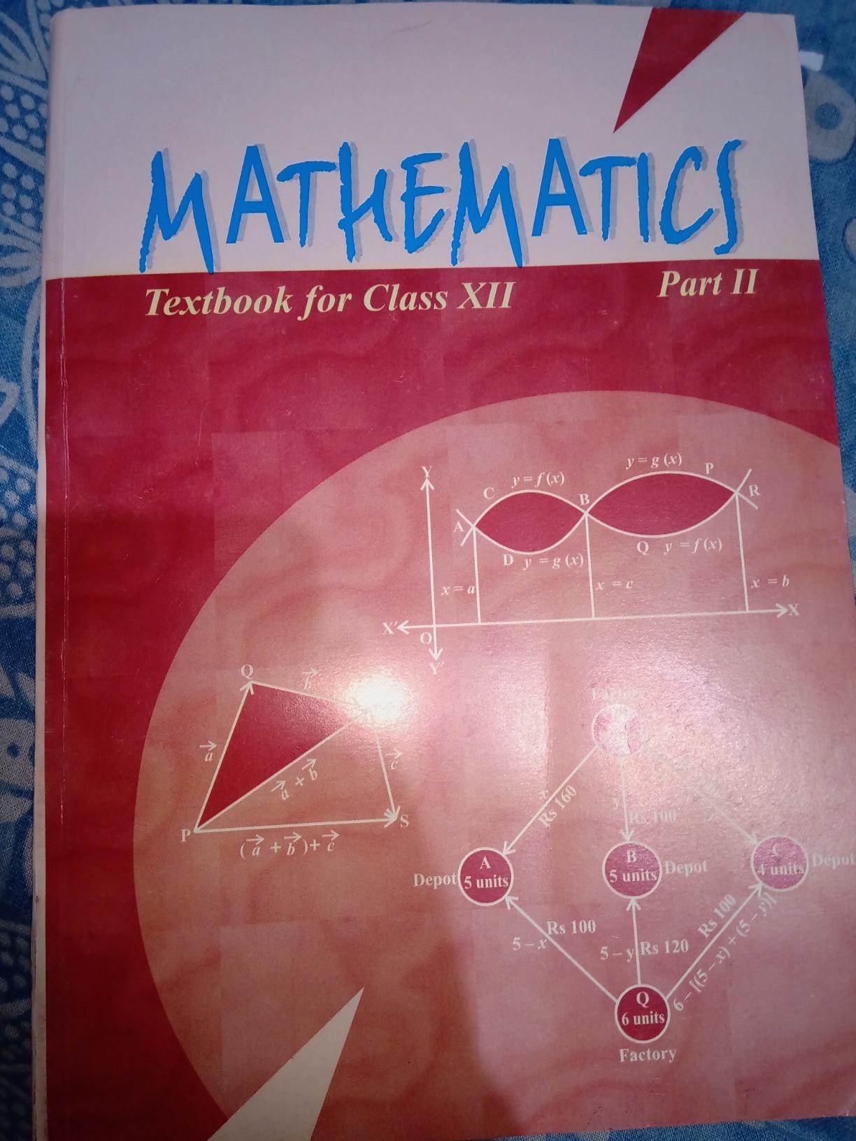 Mathematics Part II For Class - 12 - 12080 : NCERT: Amazon.in: Books