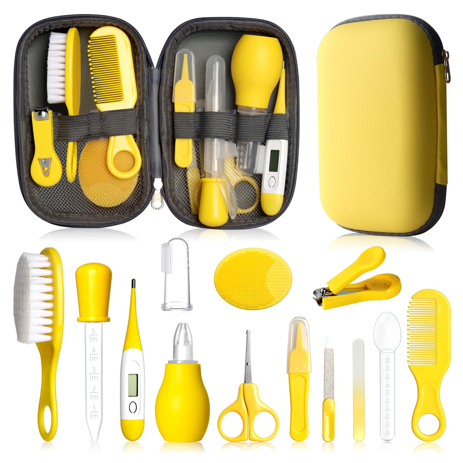Amazon.com: Baby Grooming Kit, Infant Safety Care Set with Hair Brush ...