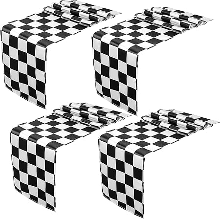 Amazon.com: Printed Checkered Table Runner (Pack of 3): Home & Kitchen