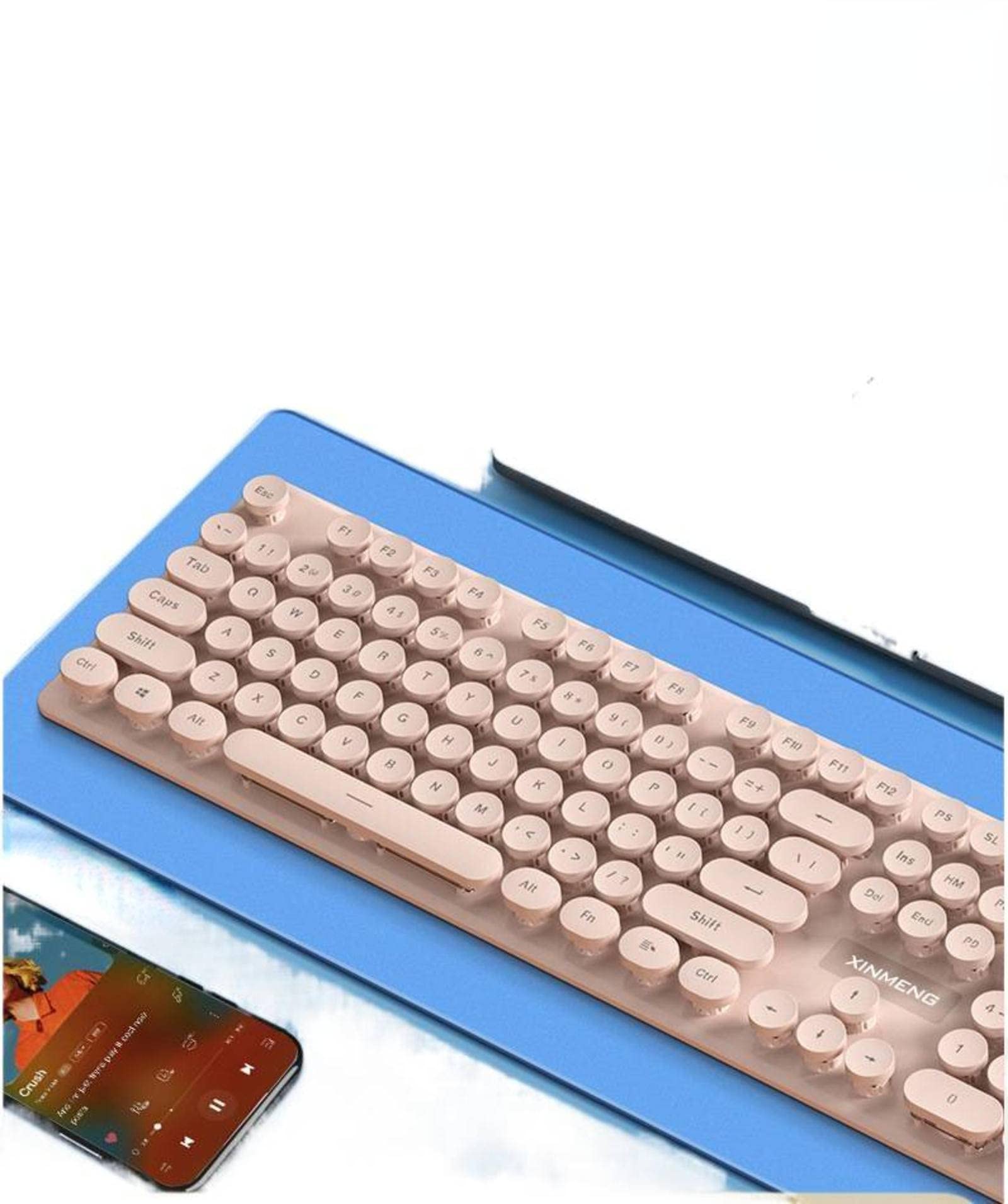 KBREE N520 Wireless Keyboard Mouse Wholesale Set 2.4g Office Pink ...
