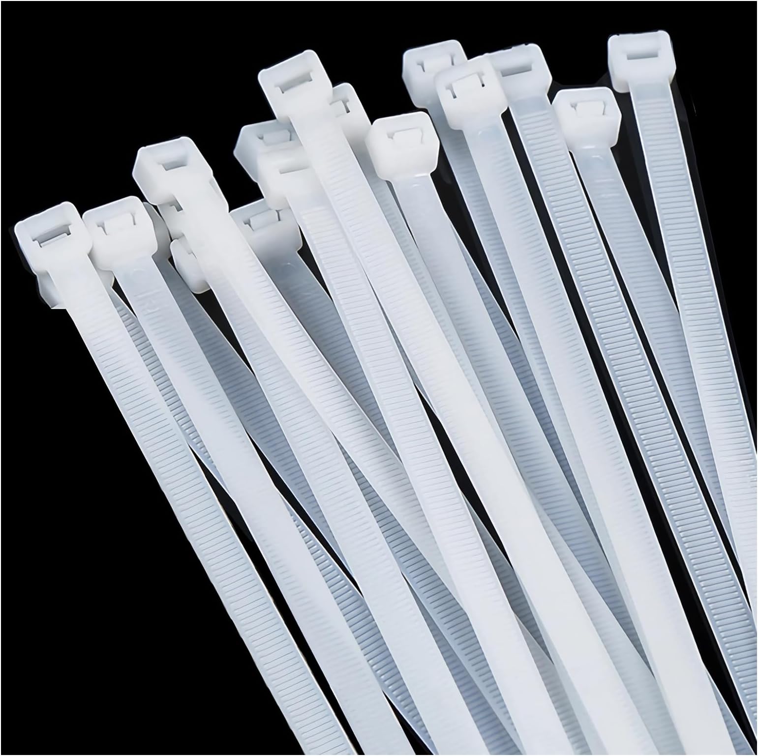 Amazon.com: White zip ties 18 inch Large Cable ties wraps100 pcs/Pack ...