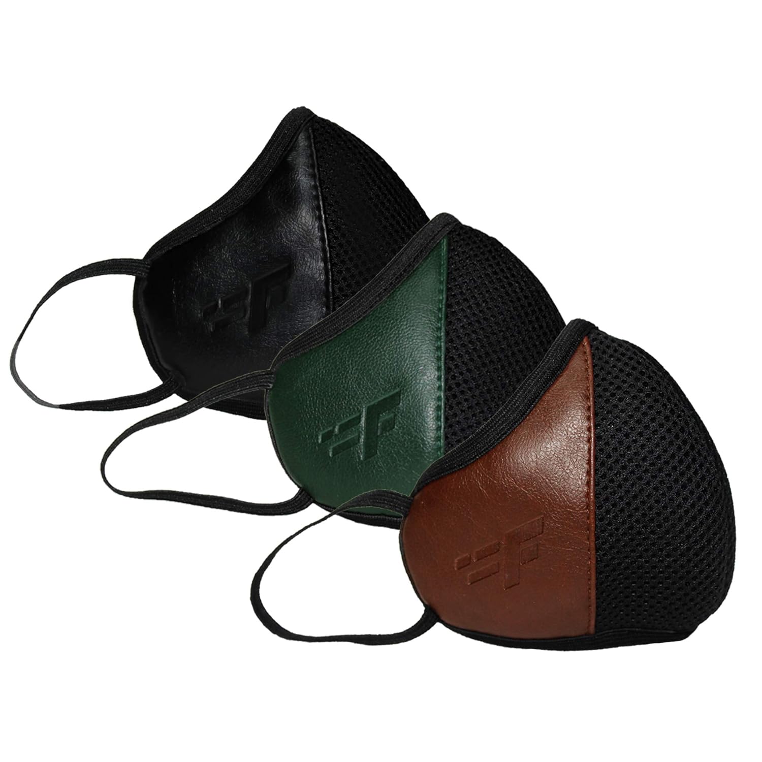 F Gear Luxur F95 Mask Size Medium Black-Brown-Olive Green Safeguard 7 ...