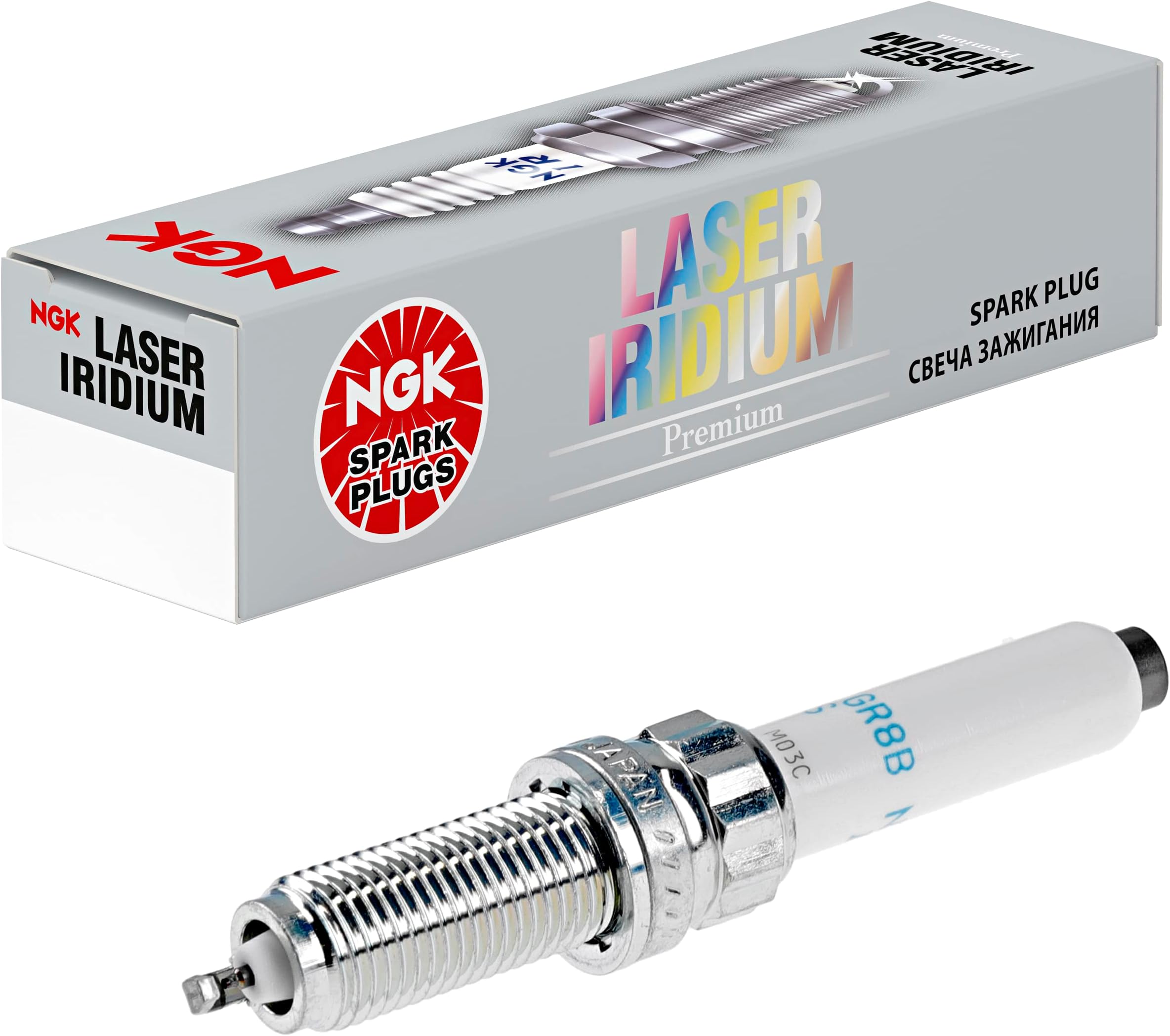 NGK Spark Plug SILZKGR8B8S 94201 Iridium IX : Amazon.co.uk: Automotive