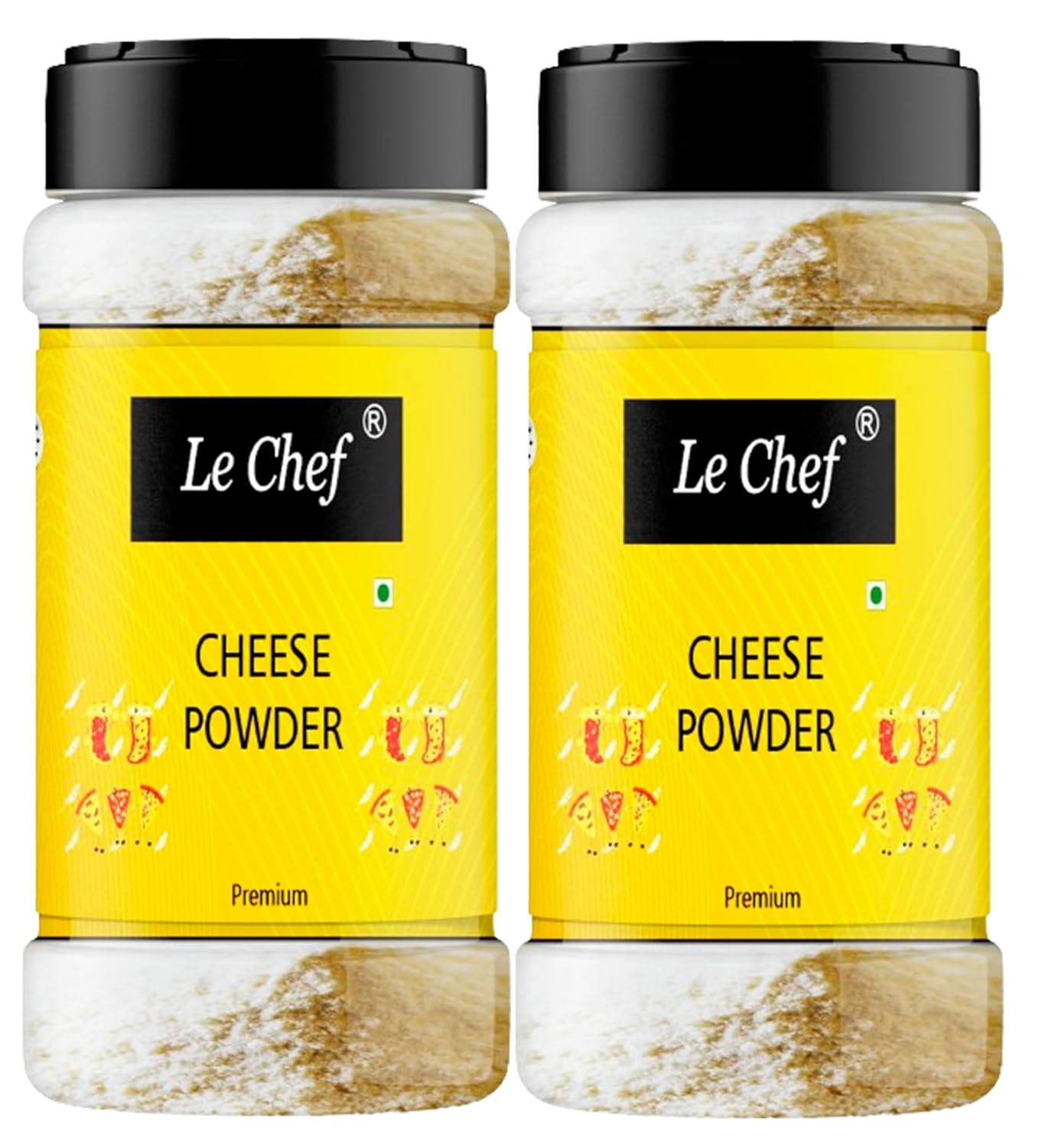 Le Chef Premium White Cheddar Cheese Powder 75 gm x 2 | Combo Pack Of 2 ...
