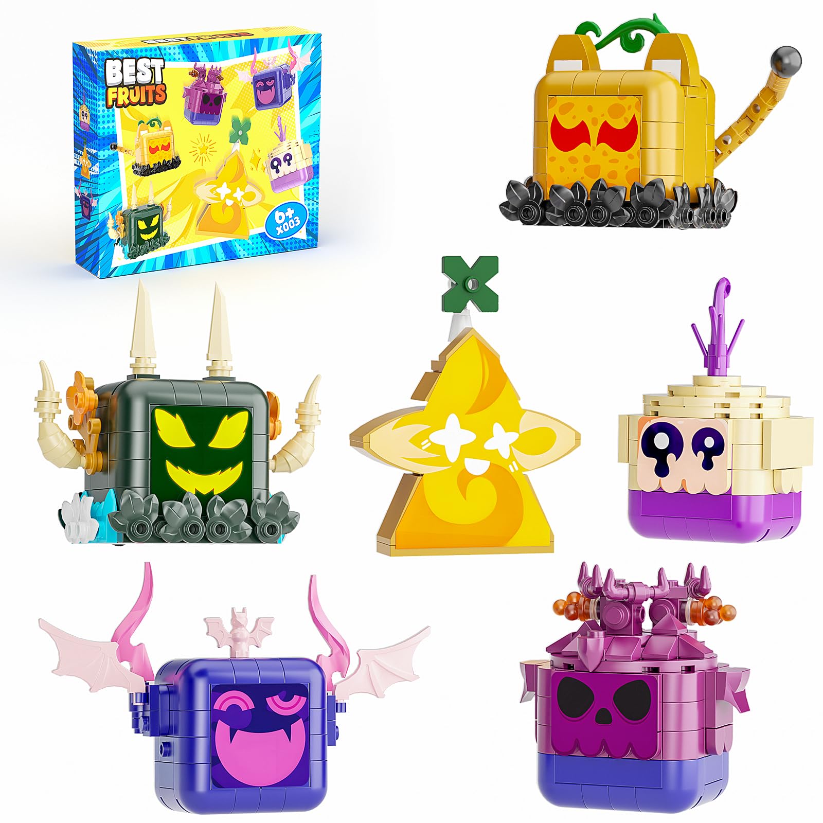 Fruits Building Blocks Fruits Game Toy Building Sets Compatible Lego ...