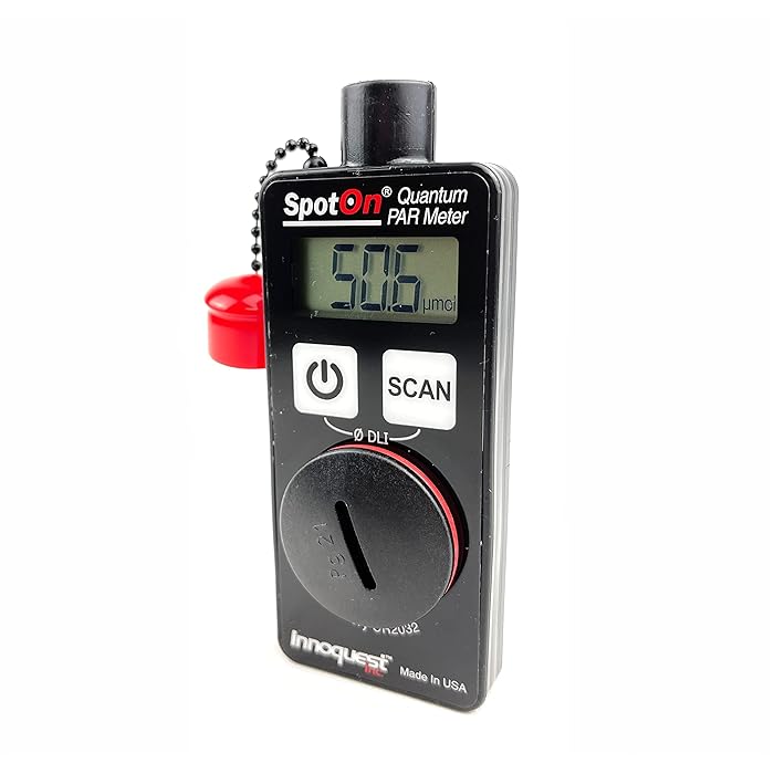 Buy SpotOn 400-700nm Quantum PAR Meter. Scientific Grade. DLI Mode ...