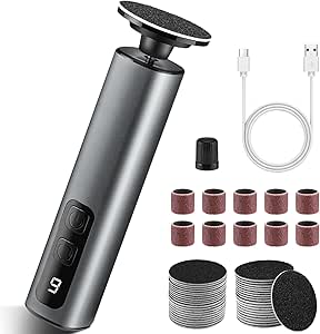Rechargeable Foot File Callus Remover, Cordless Foot Sander Pedicure ...