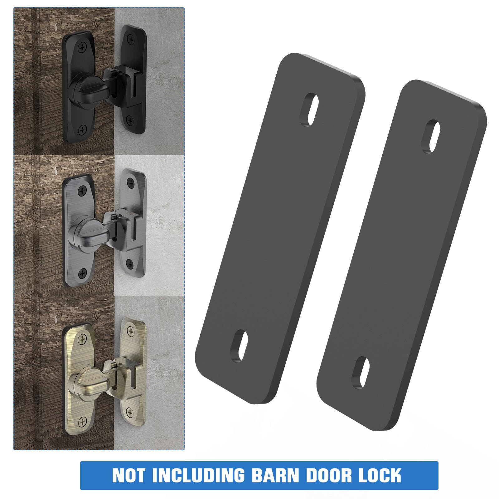Snapklik.com : YogePote 90/180 Degree Barn Door Lock Spacer