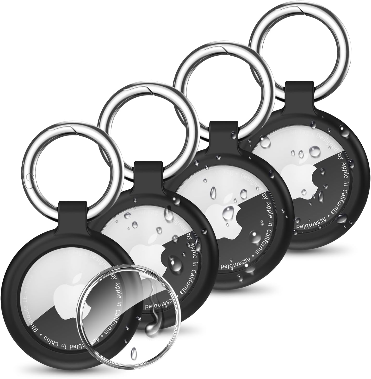 Amazon.com: Apple AirTag Holder, 4 Pack Aitag Case Super Slim & Hold ...