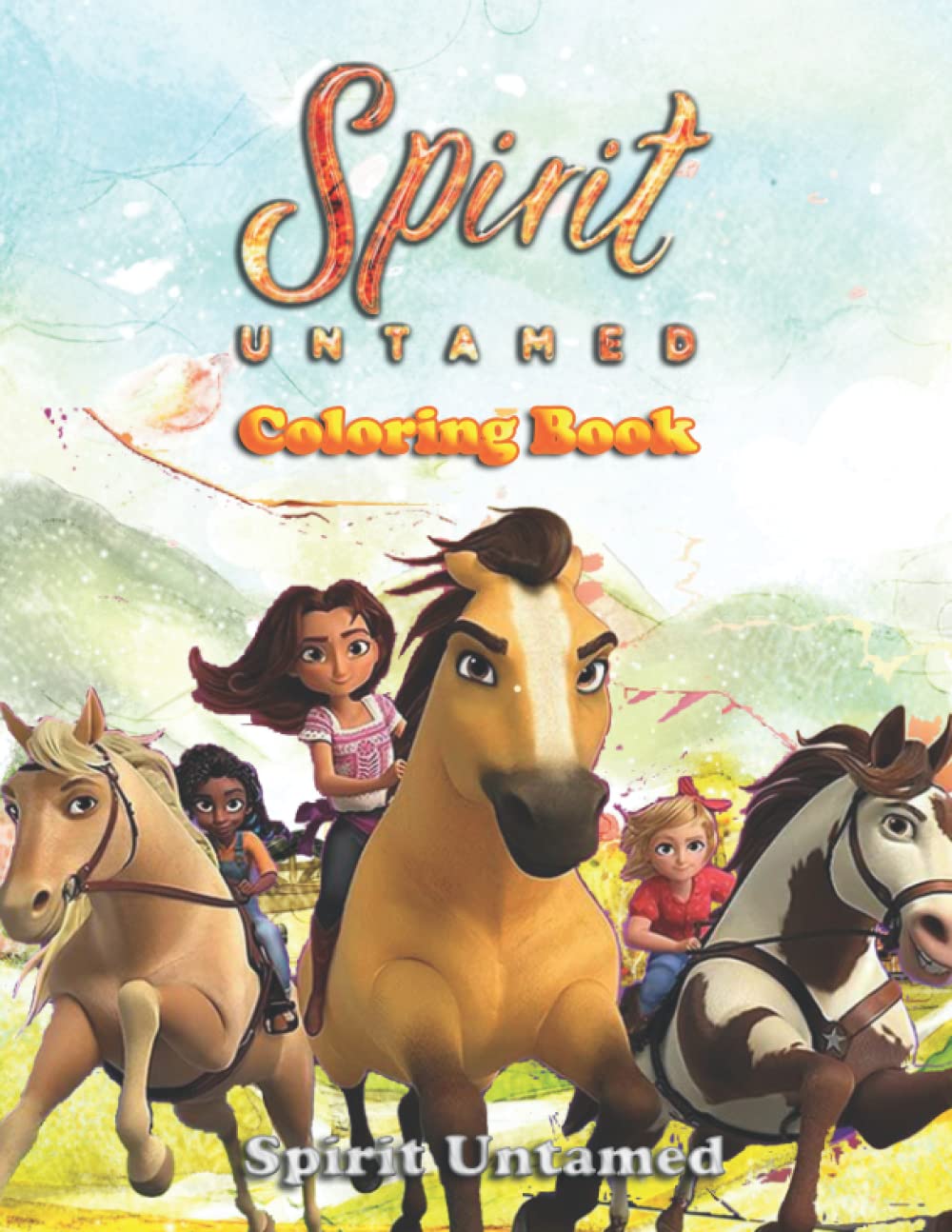 Buy Spirit Untamed Coloring Book: A collection of 25 illustrations for ...