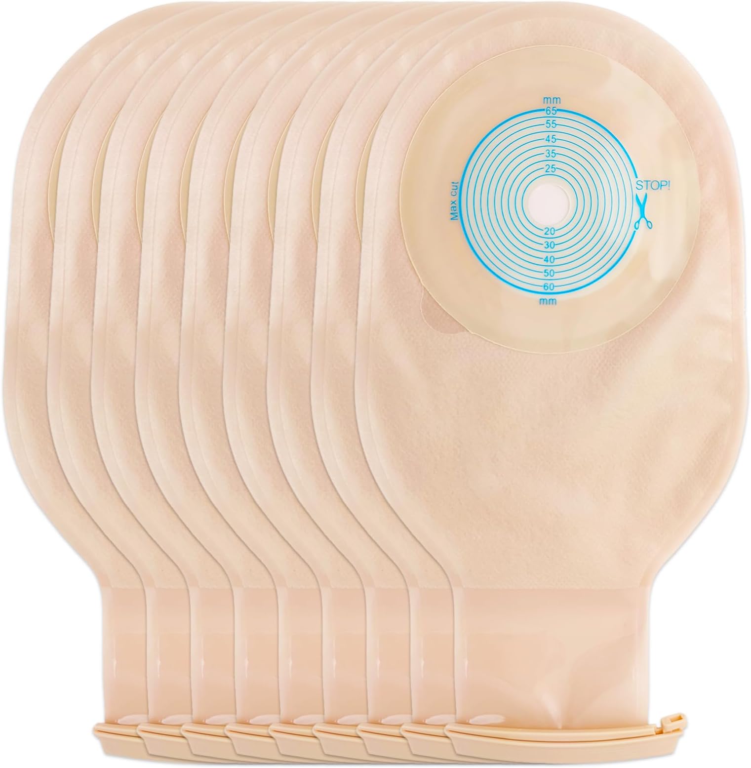 Amazon.com: 20PCS Ostomy Supplies, Colostomy Bags, One Piece Drainable ...