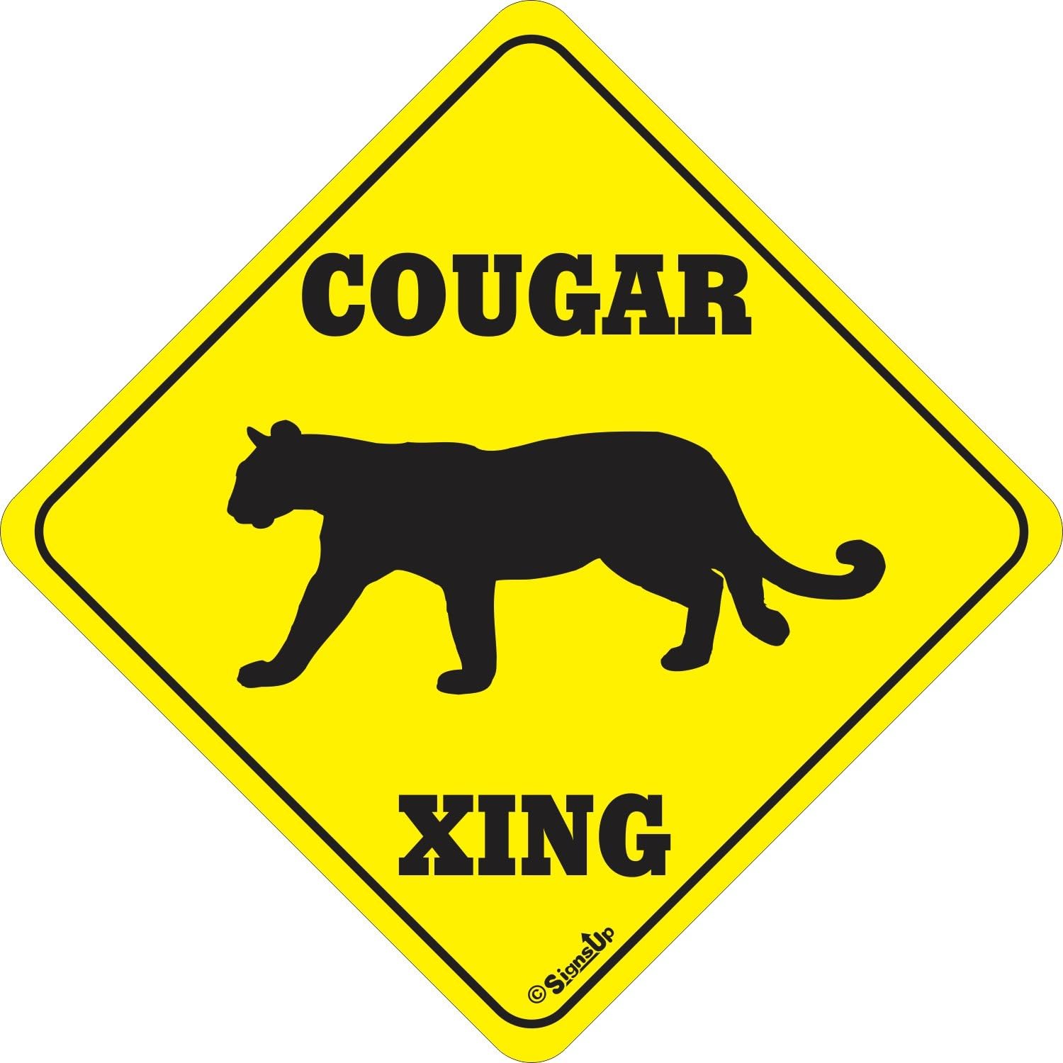 Amazon.com : Cougar Xing Sign : Yard Signs : Office Products